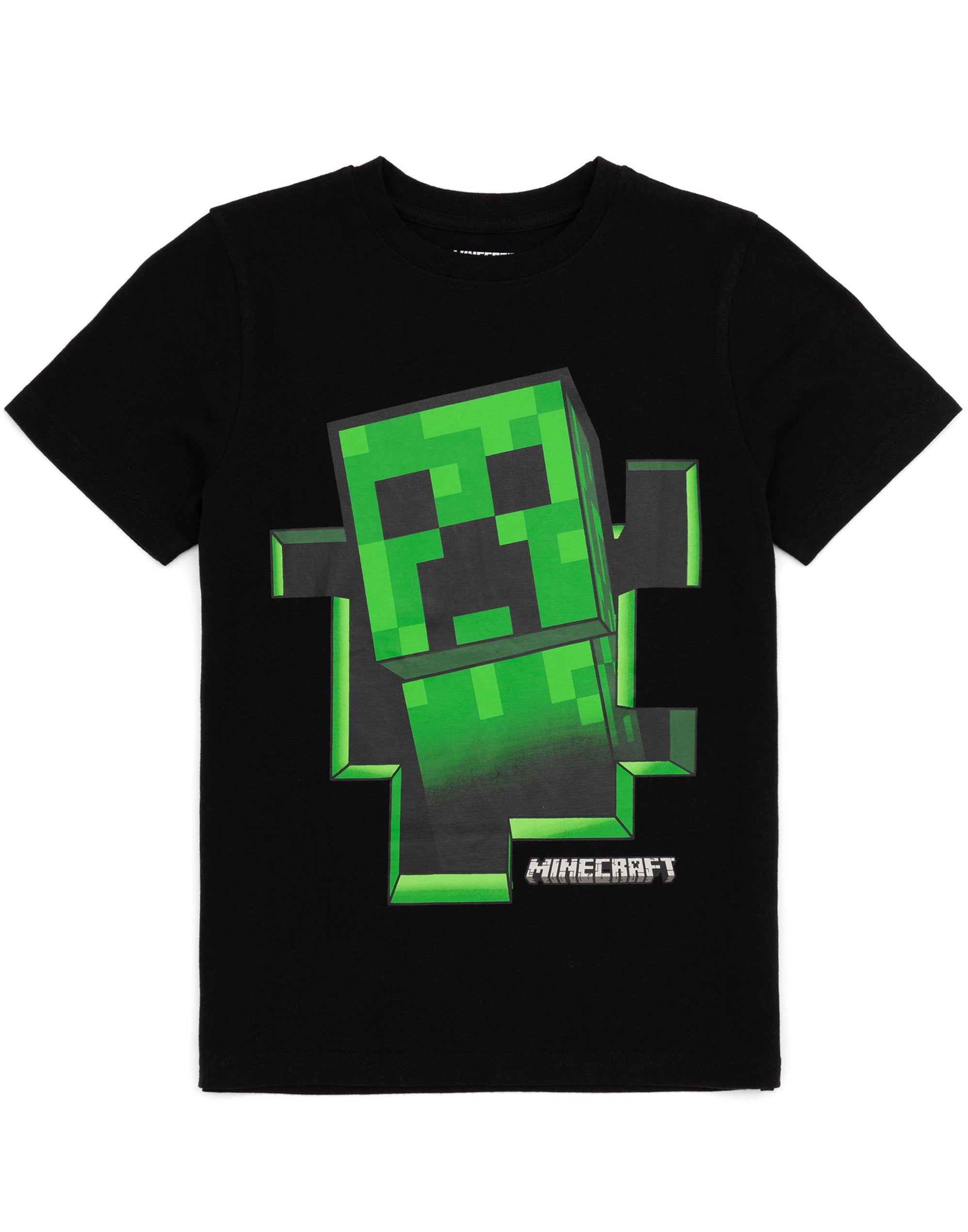 Minecraft "Creeper Inside" Black T-Shirt — Vanilla Underground