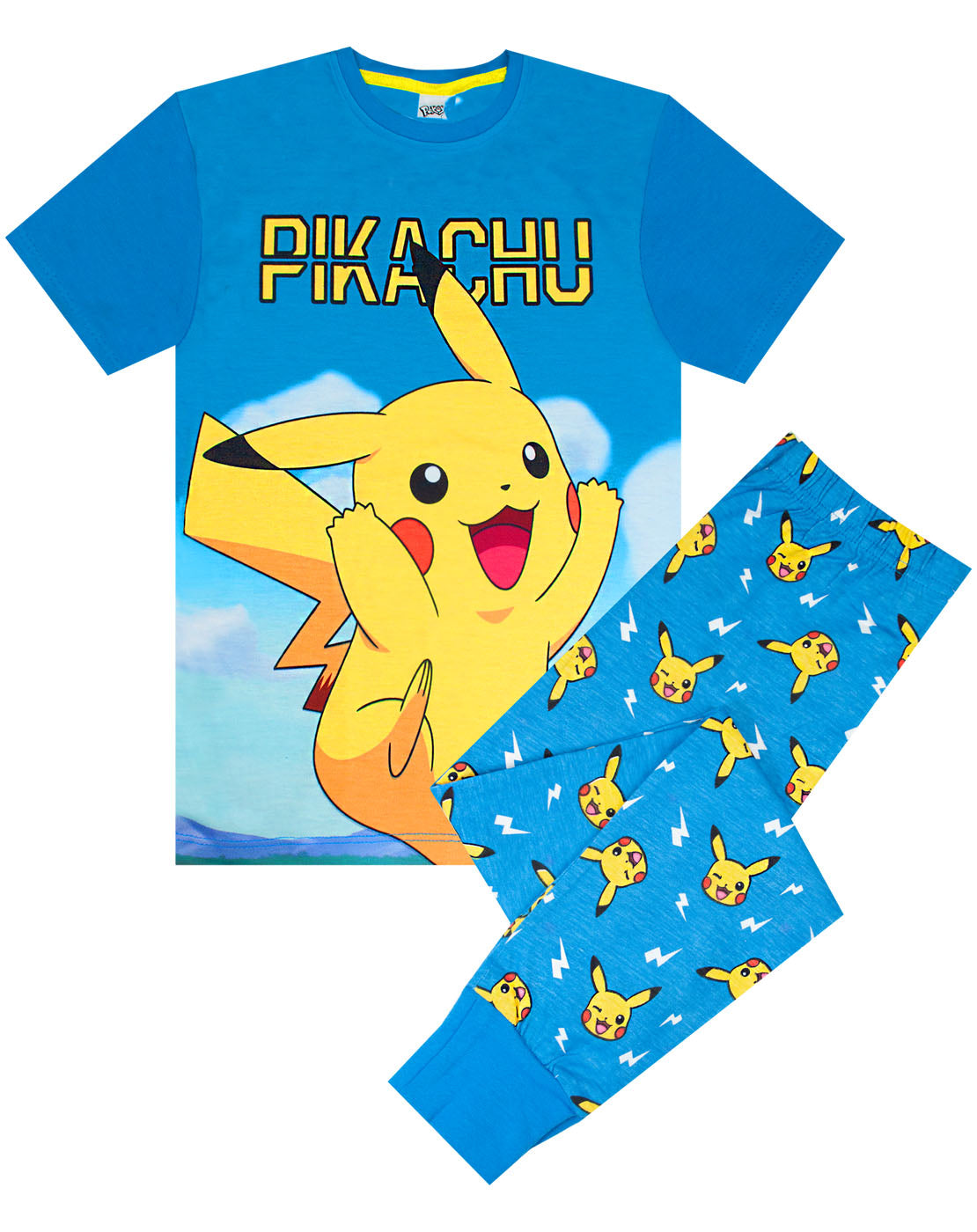 Pokemon Pikachu Kid's Long Pyjamas — Vanilla Underground