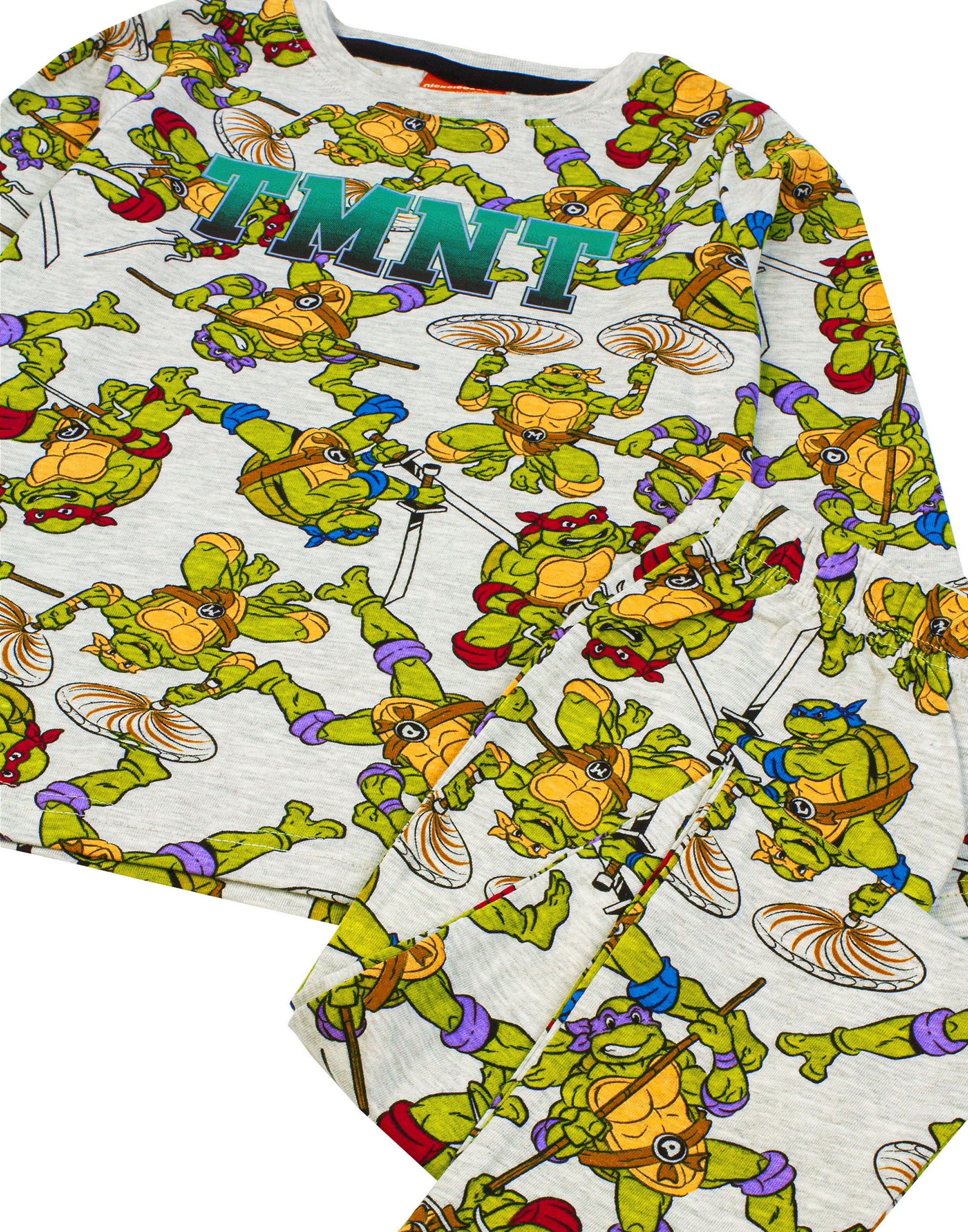 Teenage Mutant Ninja Turtles All Over Print Boy's Kids Pyjamas Set ...