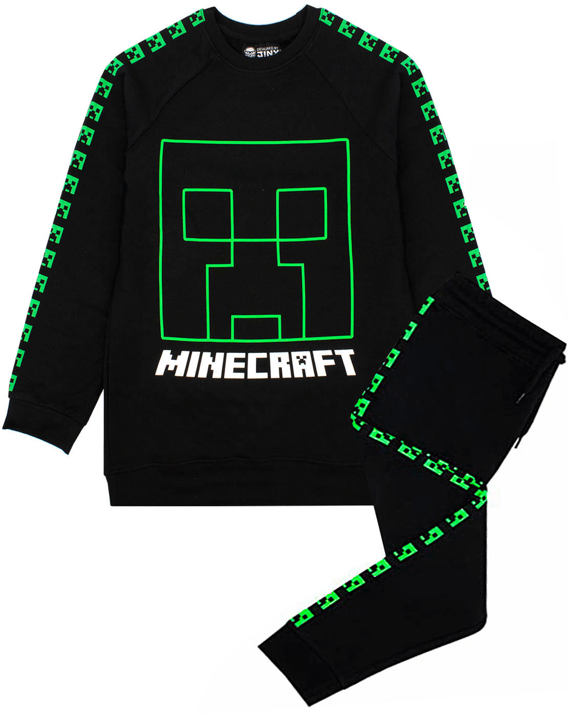 Minecraft Creeper Inside Boys Tracksuit — Vanilla Underground