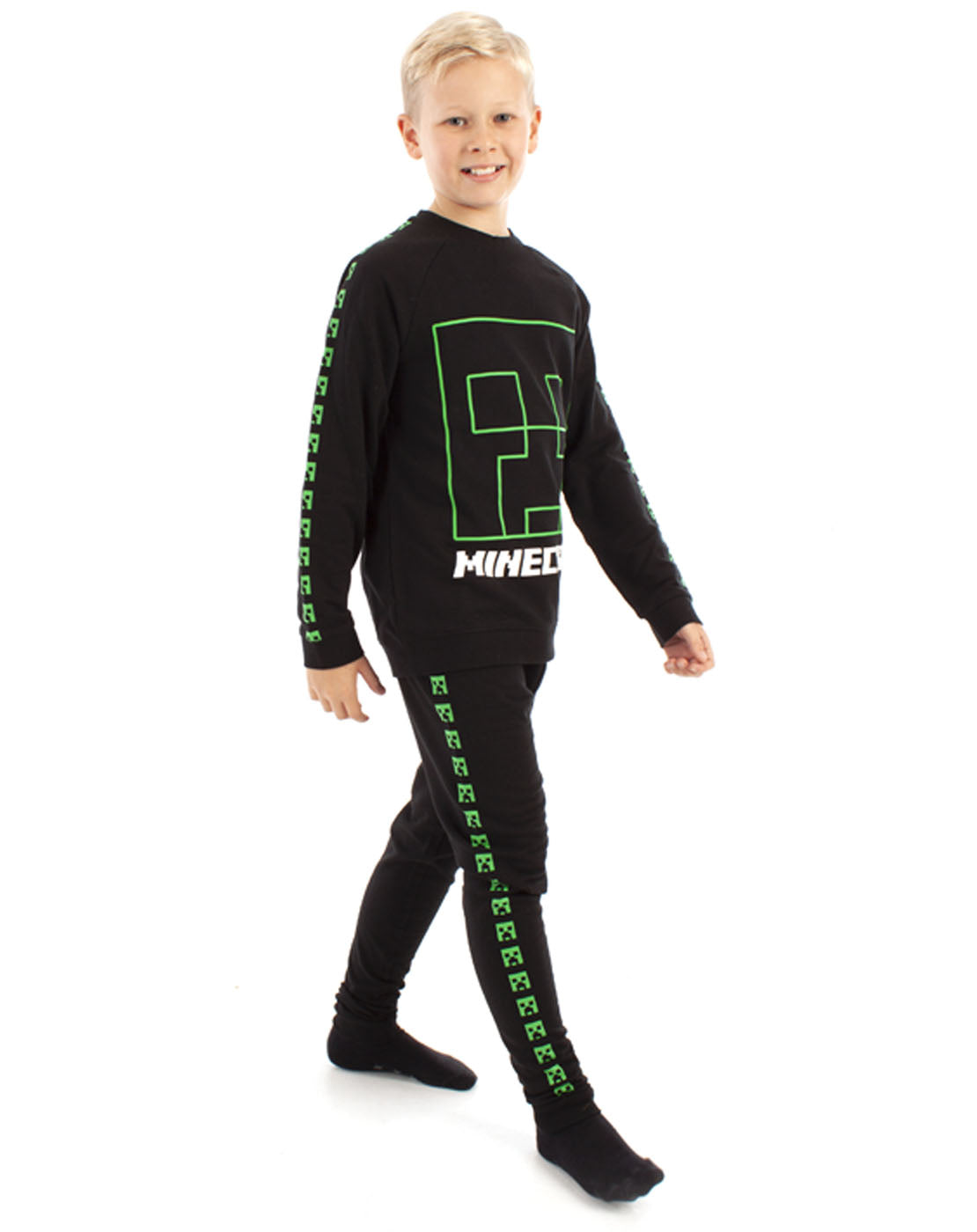 Minecraft Creeper Inside Boys Tracksuit — Vanilla Underground
