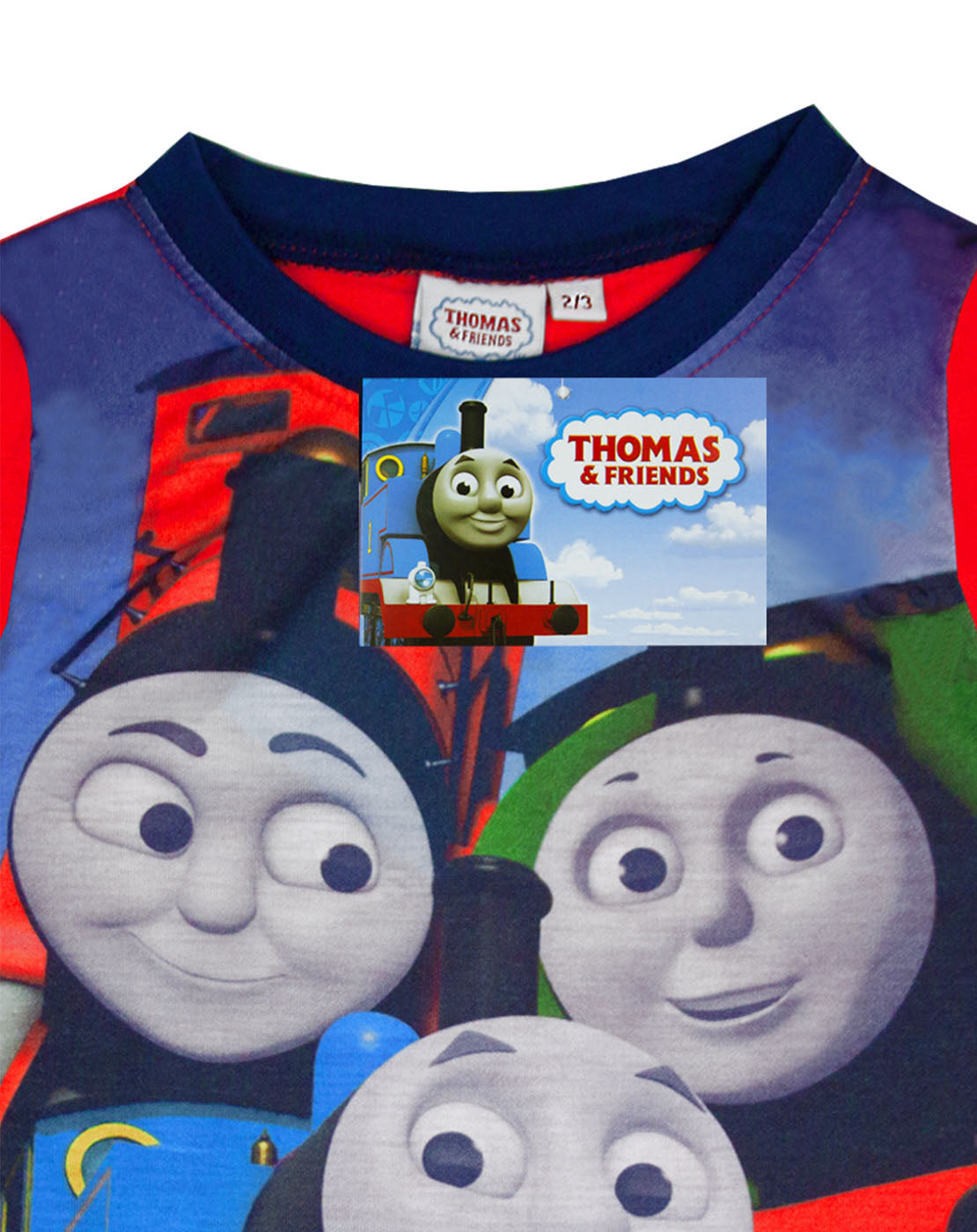 Official Thomas The Tank Engine Boys Long Sleeve Pyjamas PJs Night Wea ...