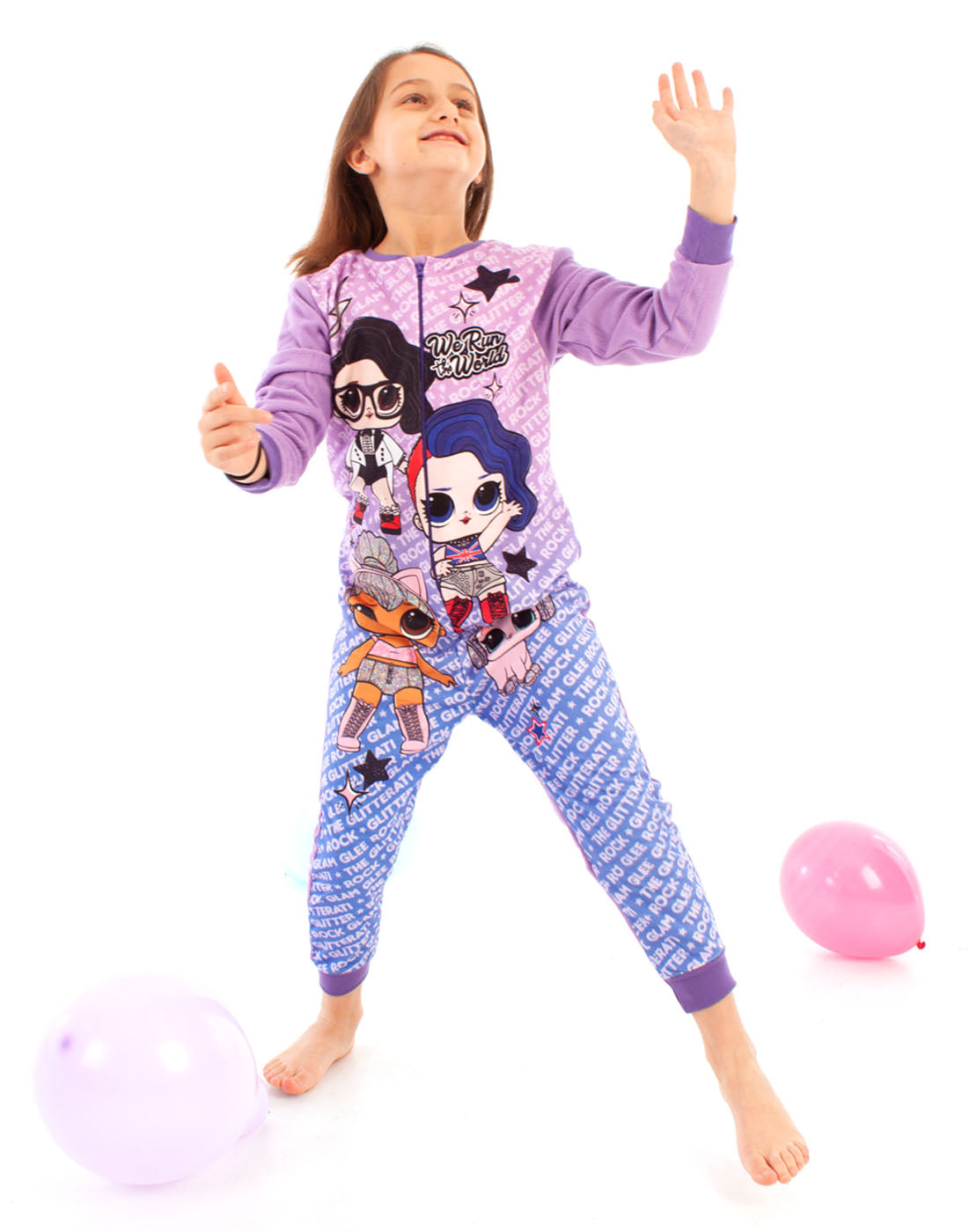 LOL Surprise Doll We Run the World Girl's Onesie - Purple — Vanilla ...