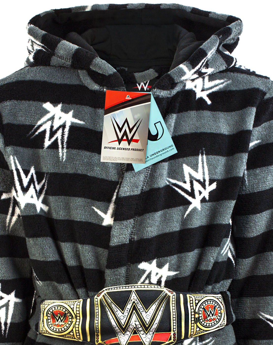 WWE Dressing Gown for Boys Bathrobe Wrestling Championship Title Belt ...
