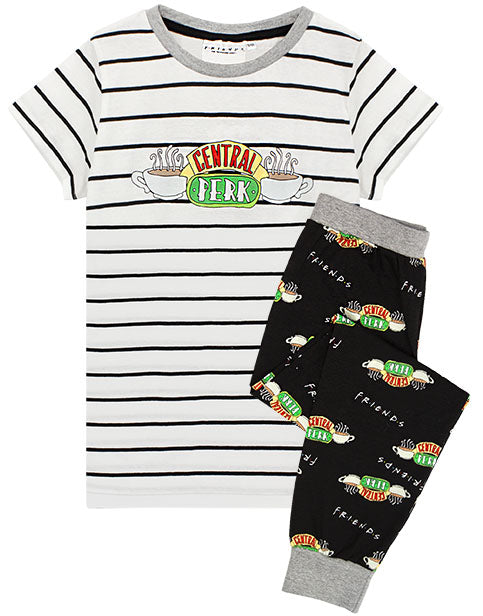 Friends Central Perk Pyjamas for Girls Café TV Show PJ Set — Vanilla ...