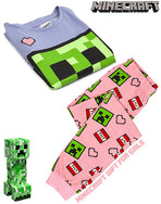 Minecraft Creeper Face Girls Gaming Pyjamas — Vanilla Underground