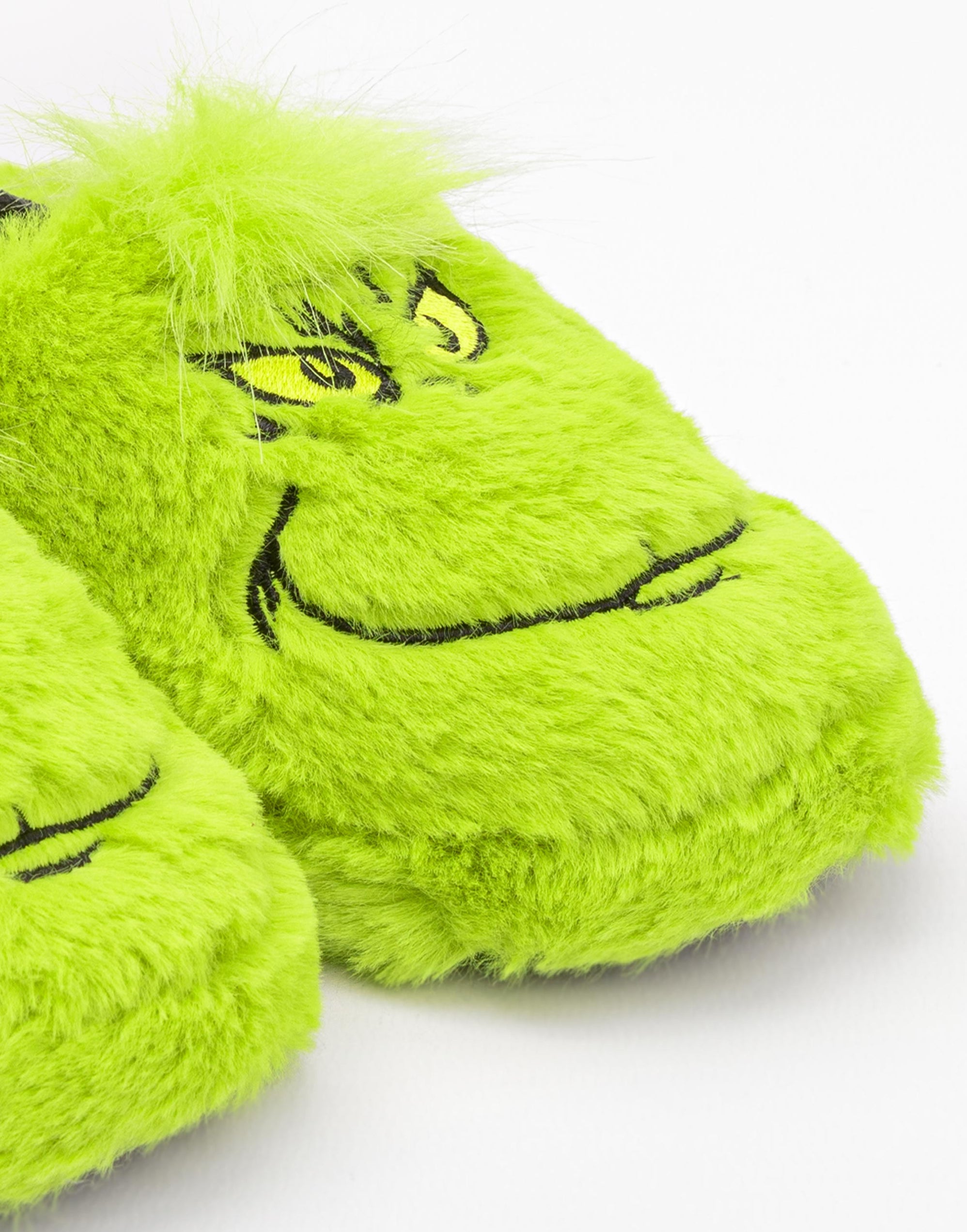 The Grinch Slippers Kids Soft Fur House Slippers Gift for Boys & Girls ...