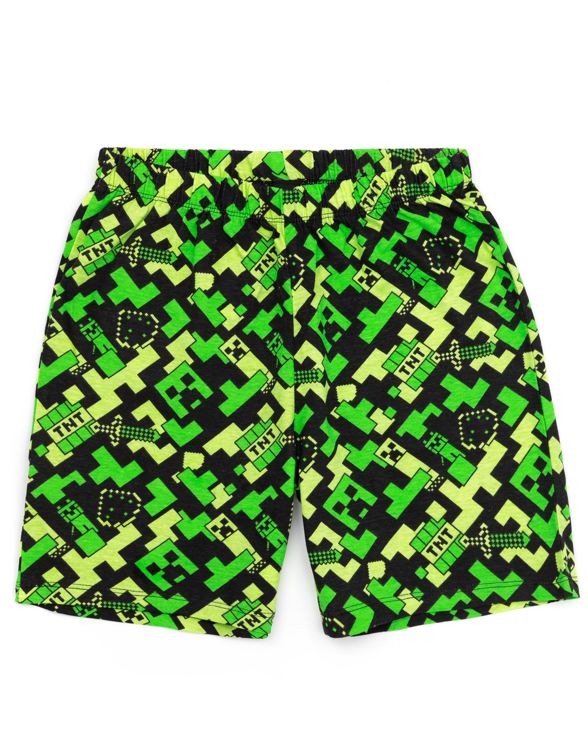 Minecraft Pyjamas Boys Long OR Short Bottom Options Kids Gamer PJs ...