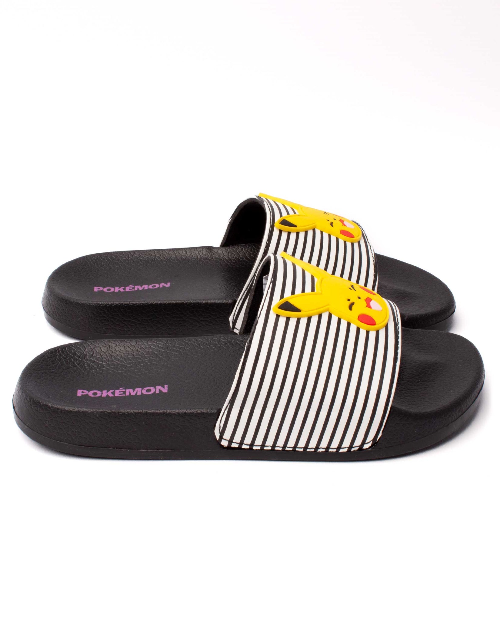 Pokemon Pikachu Girls Sliders Black — Vanilla Underground