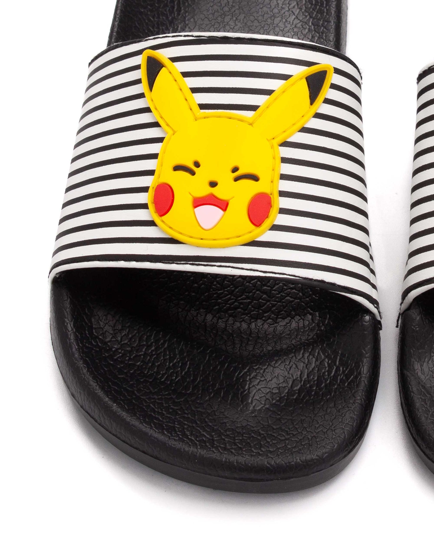 Pokemon Pikachu Girls Sliders Black — Vanilla Underground