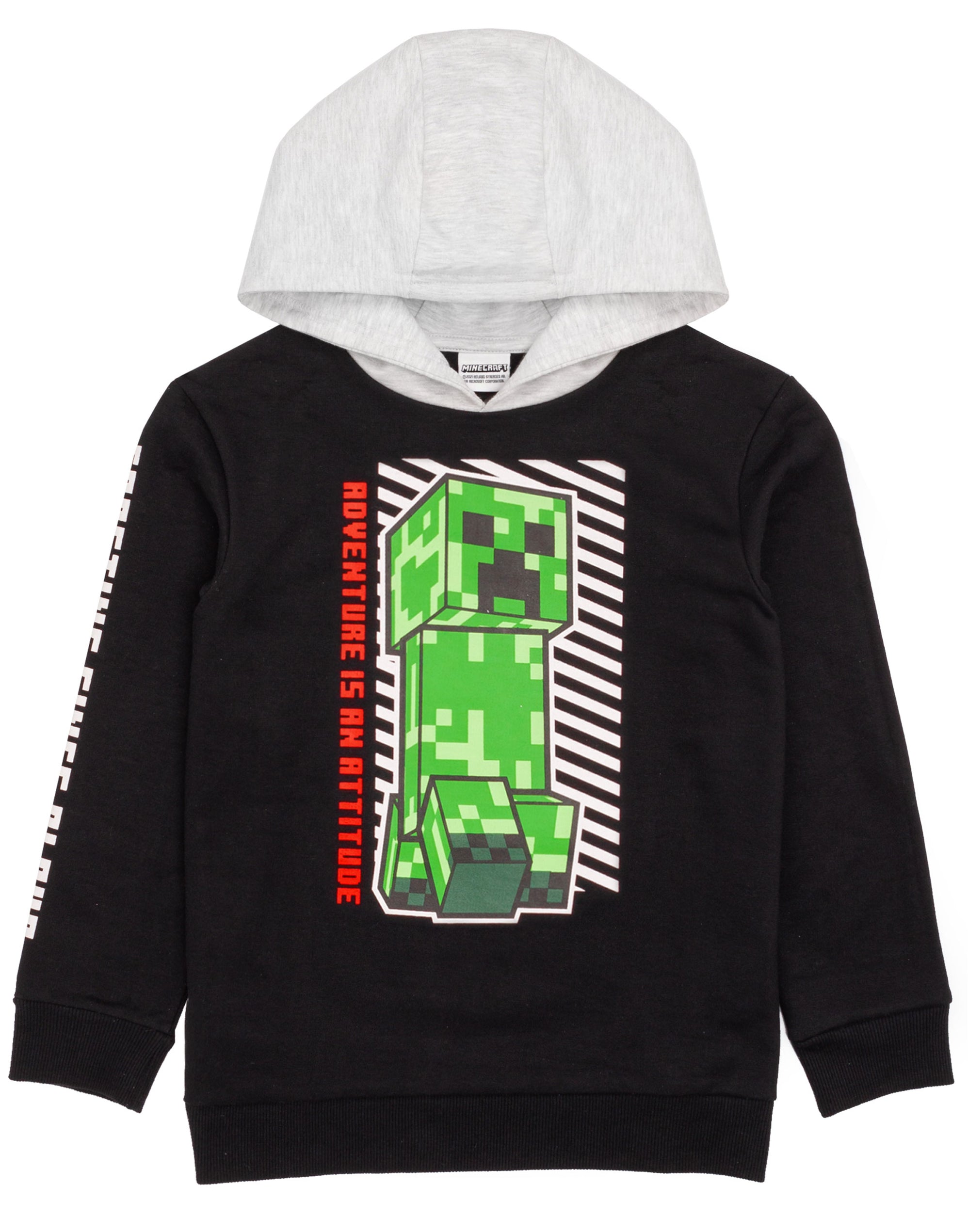 Minecraft Creeper Boys Hoodie Black — Vanilla Underground