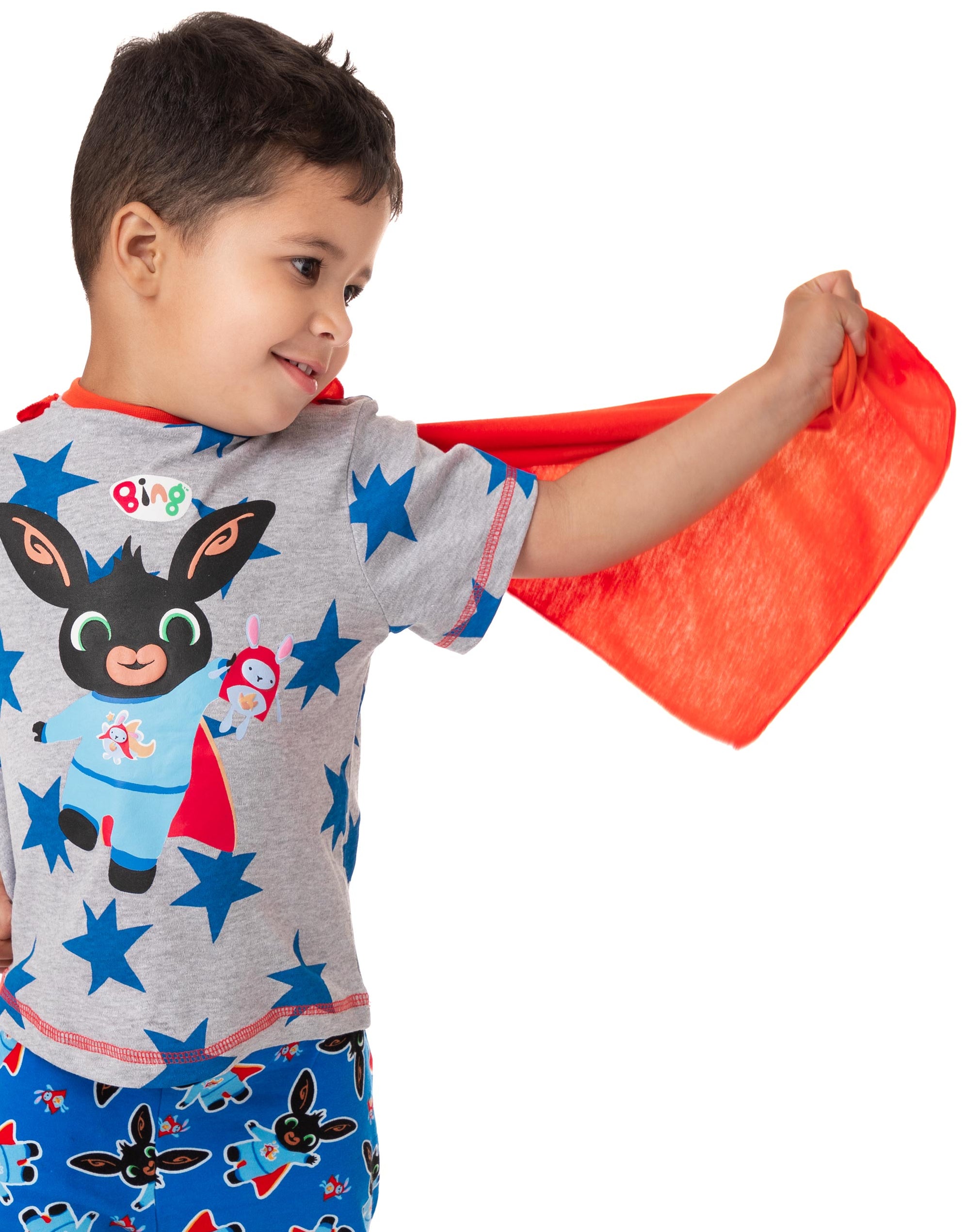 Bing Bunny Pyjamas with Cape - Boys T-Shirt & PJ Bottoms Set — Vanilla ...