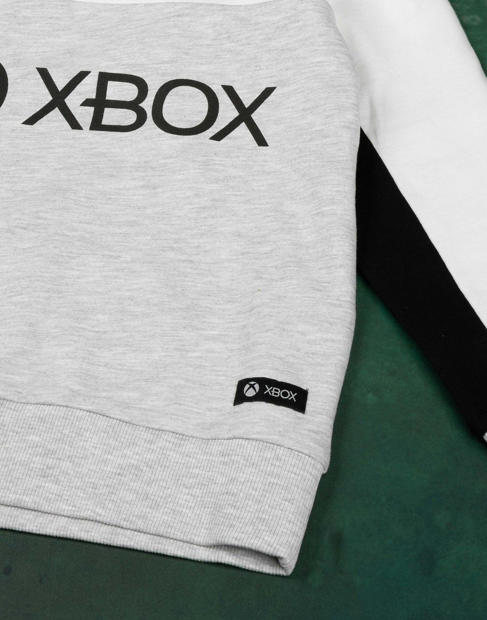 XBOX Hoodie For Boys Console Logo Merchandise - Grey — Vanilla Underground