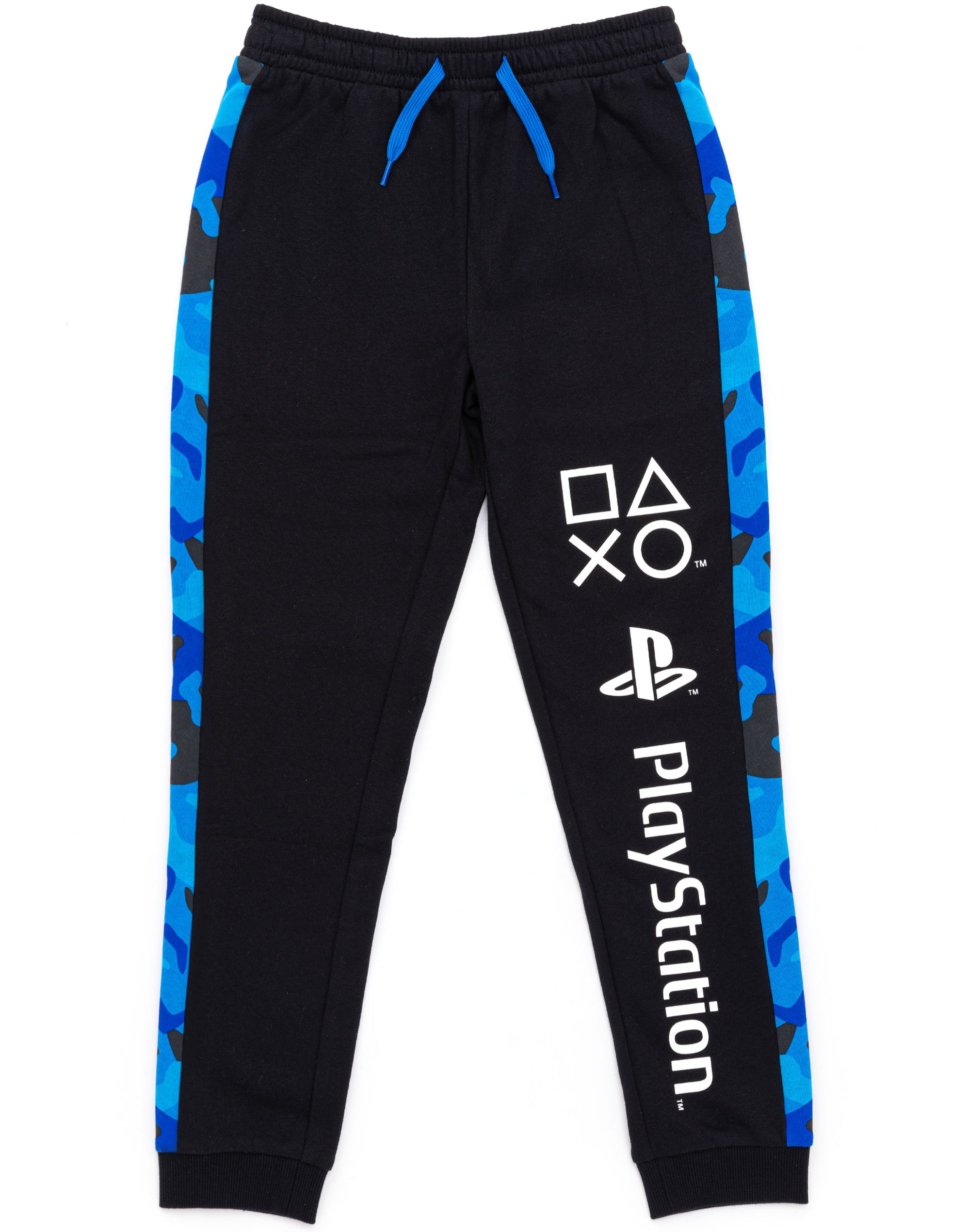 PlayStation Joggers For Boys Camo Game Console Bottoms - Black — Vanilla Underground