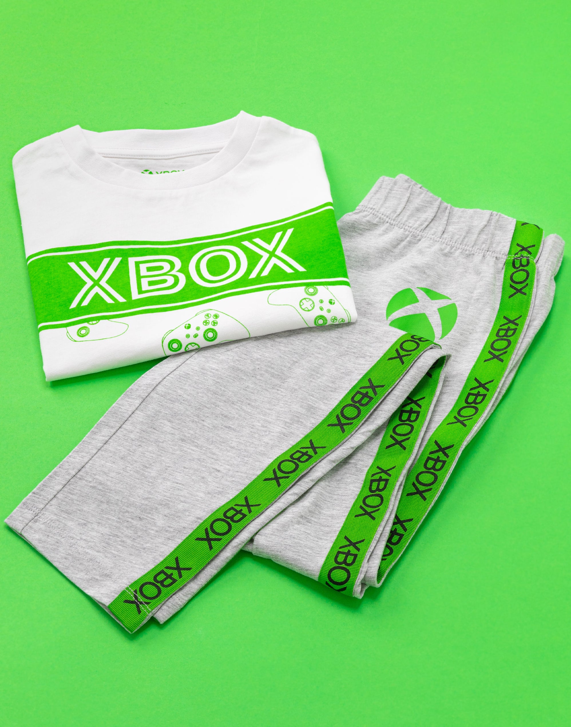 XBOX Pyjamas For Girls Long Sleeve T-Shirt & Leggings Set — Vanilla ...