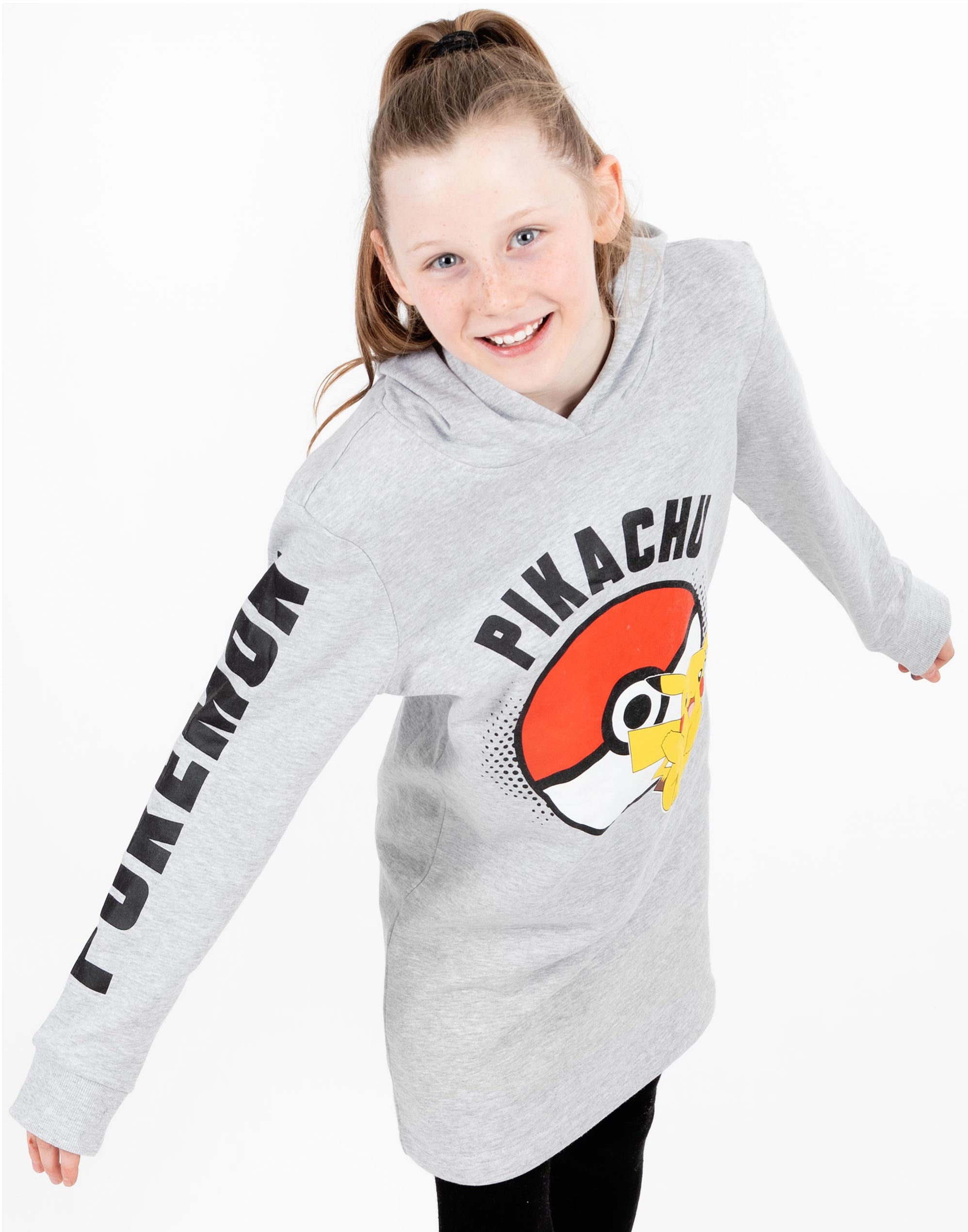 Pokemon Pikachu Girl's Hoodie Dress — Vanilla Underground