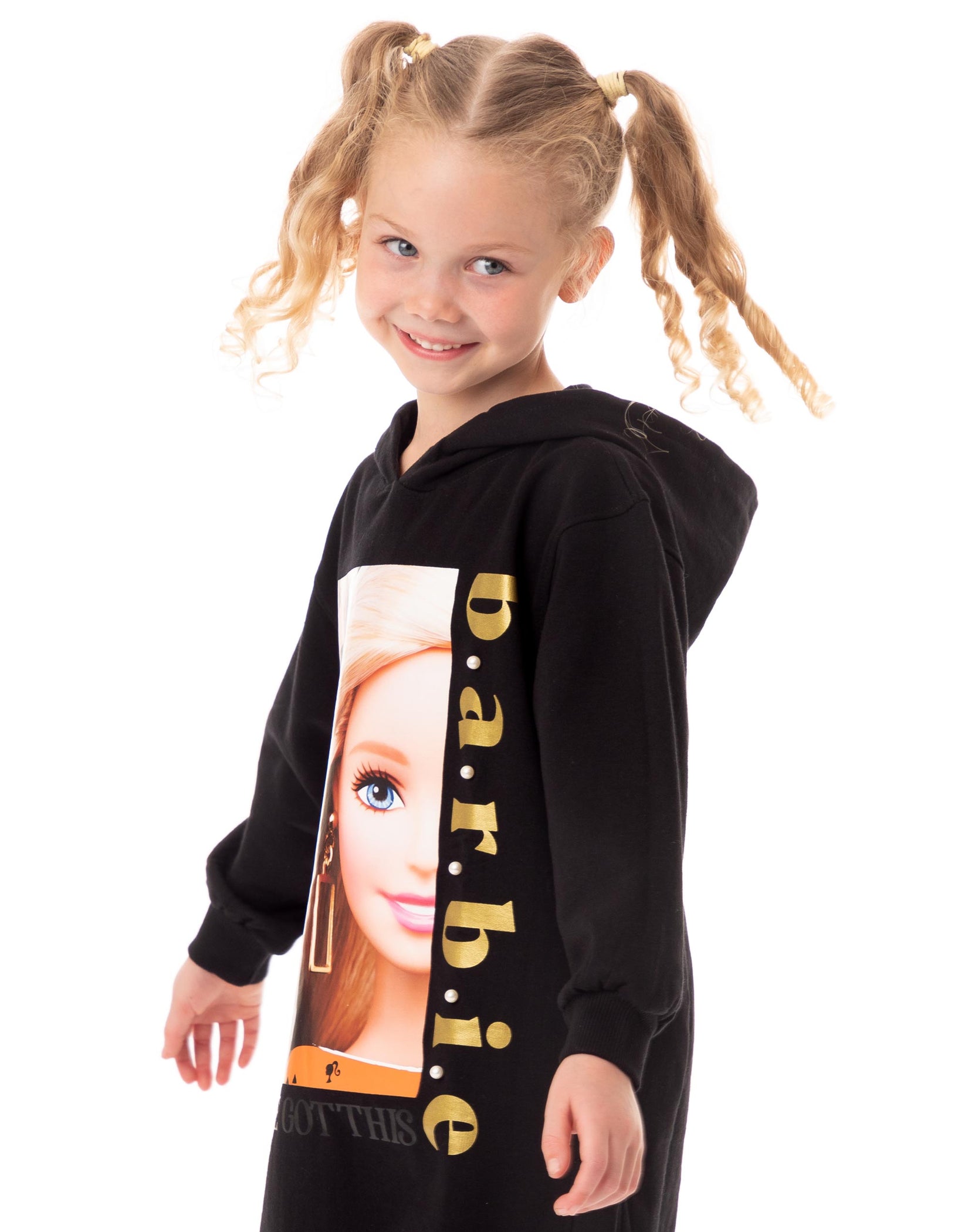 Barbie Girls Animal Print Hooded Dress — Vanilla Underground