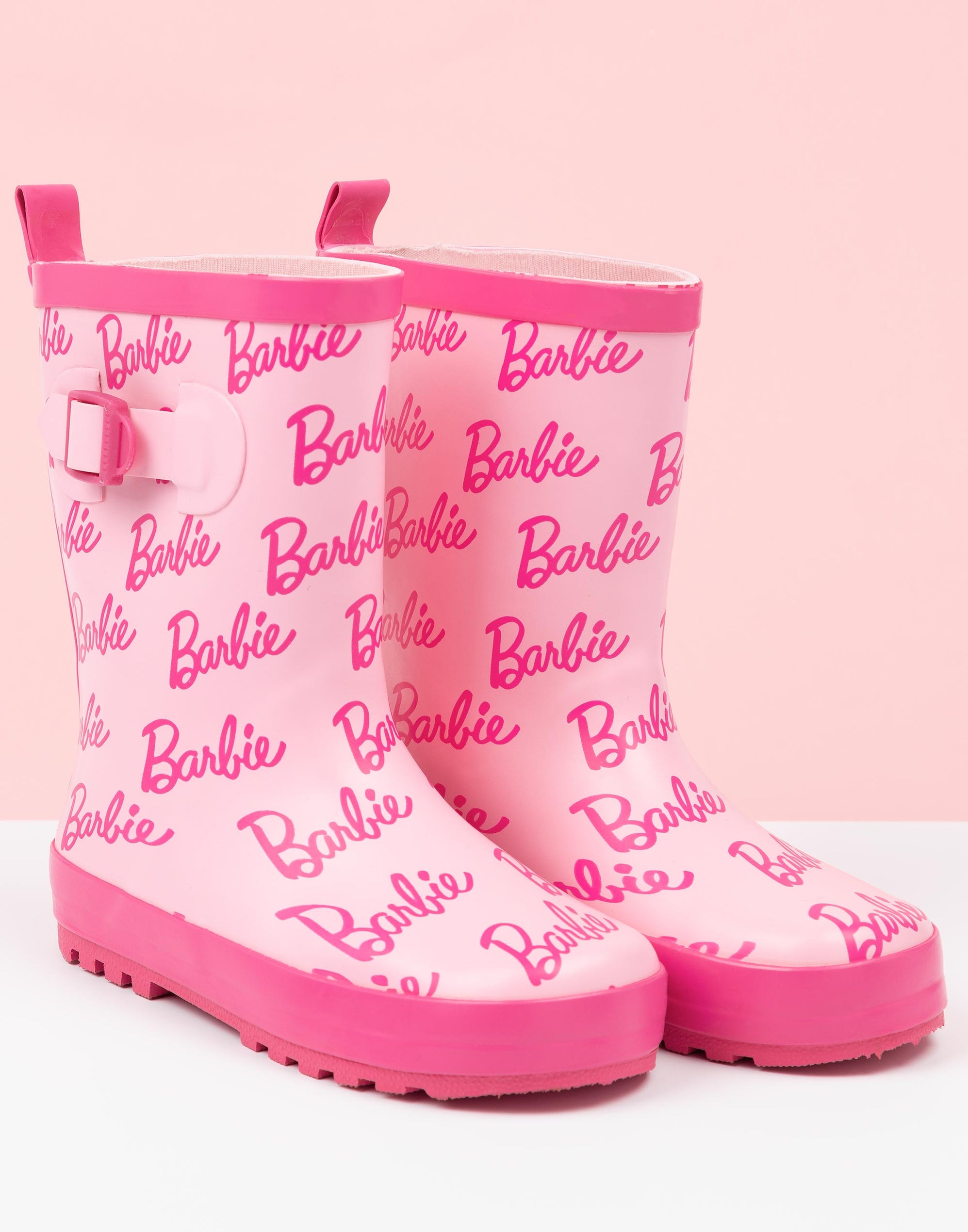 Barbie Logo Print Wellies For Girls — Vanilla Underground