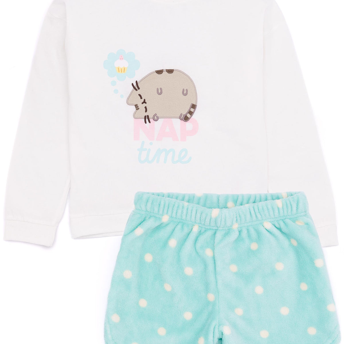 Pusheen The Cat Girls Fleece Pyjamas — Vanilla Underground