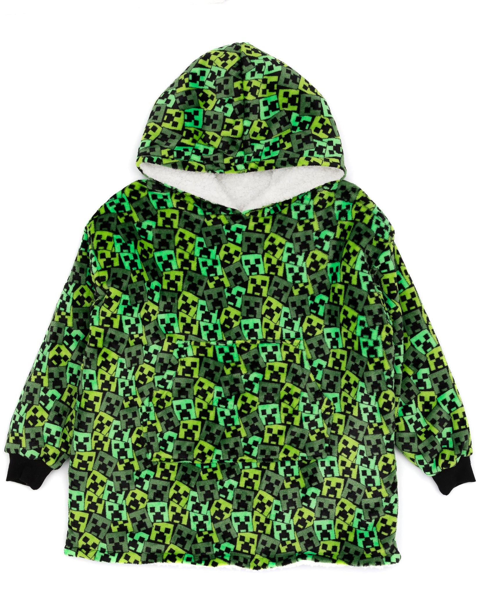 Minecraft Kids Oversized Blanket Hoodie — Vanilla Underground