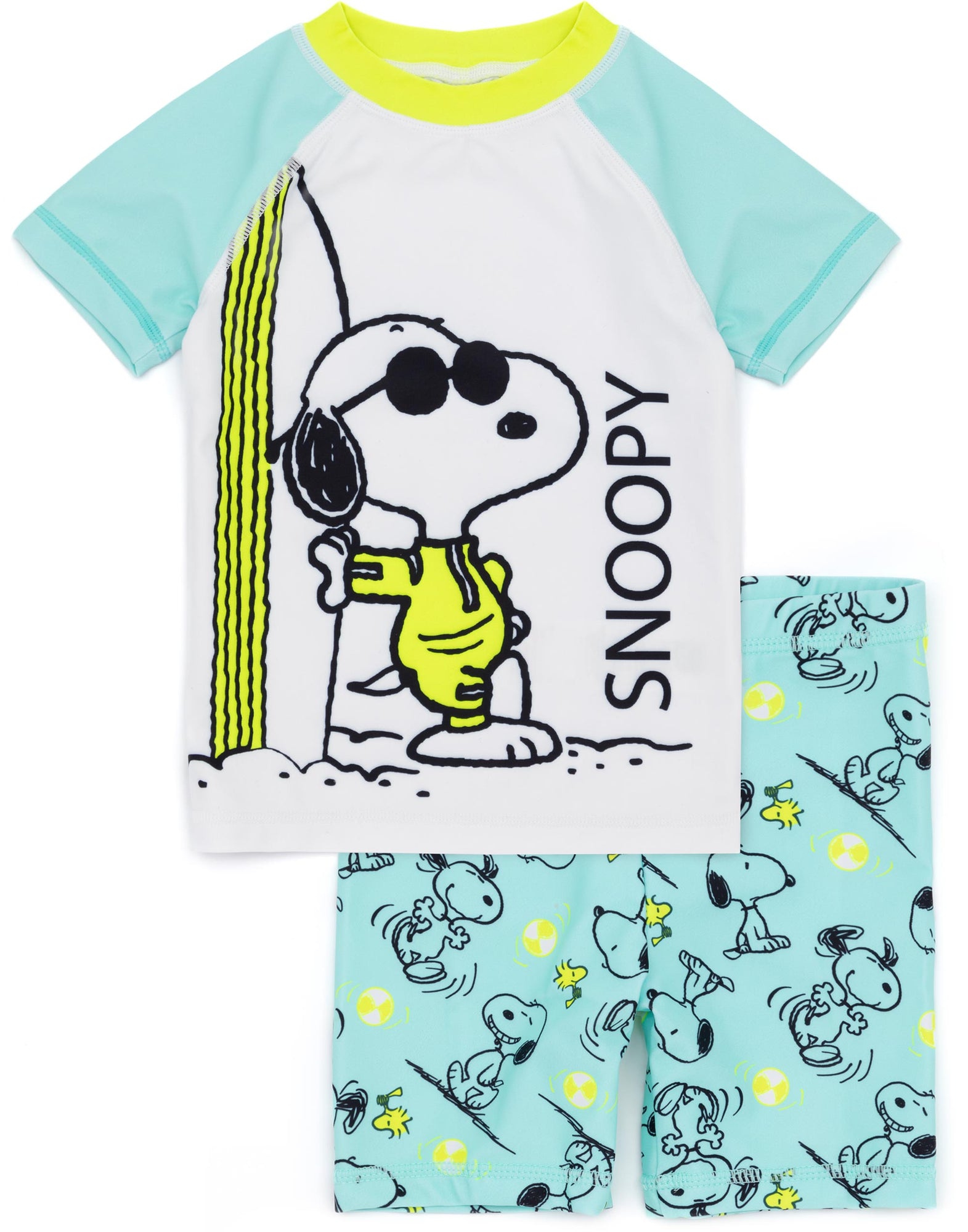 Snoopy Kids 2 Piece Swim Suit Set — Vanilla Underground
