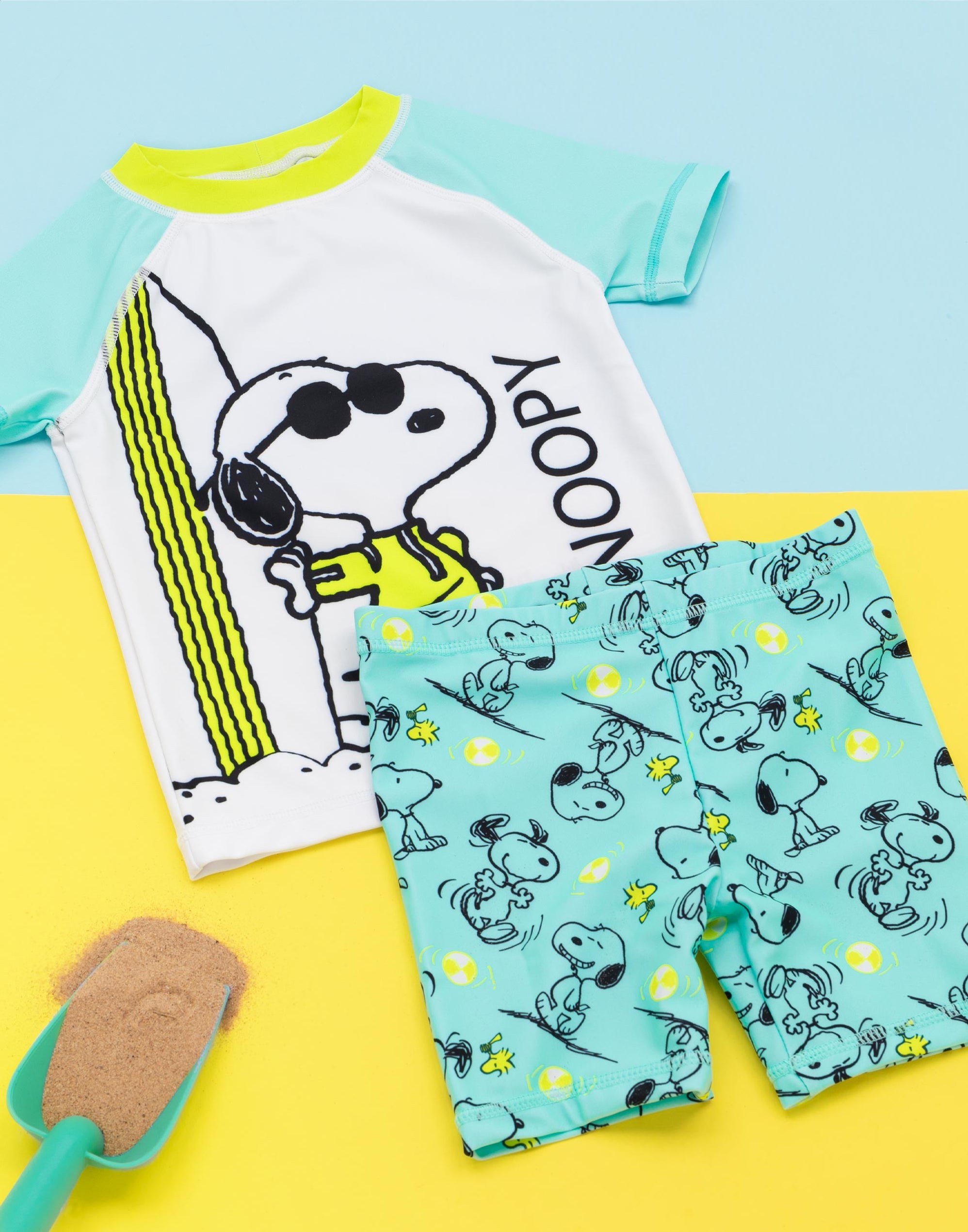 Snoopy Kids 2 Piece Swim Suit Set — Vanilla Underground