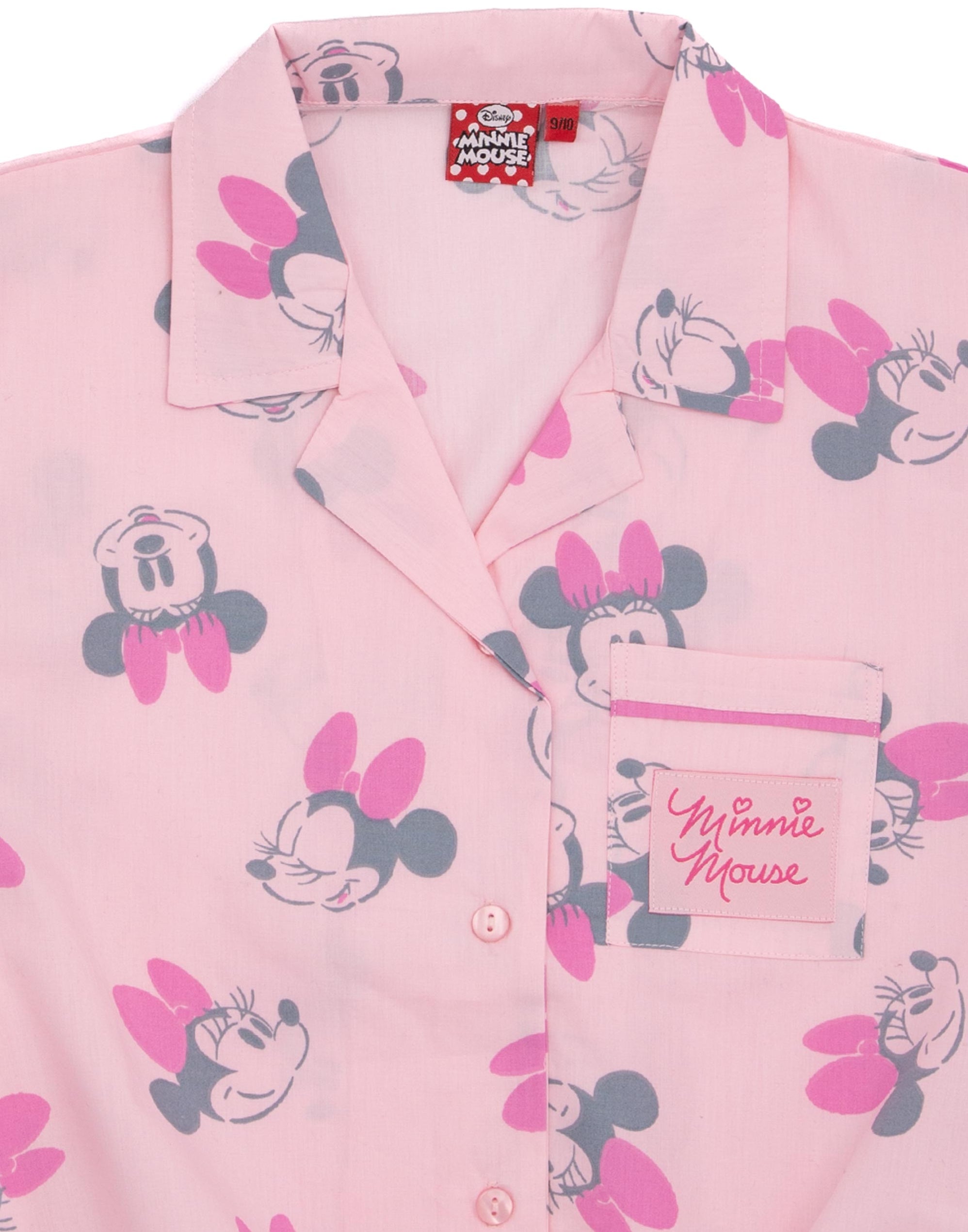 Disney Girls Pink Short Sleeve Pyjama Set — Vanilla Underground