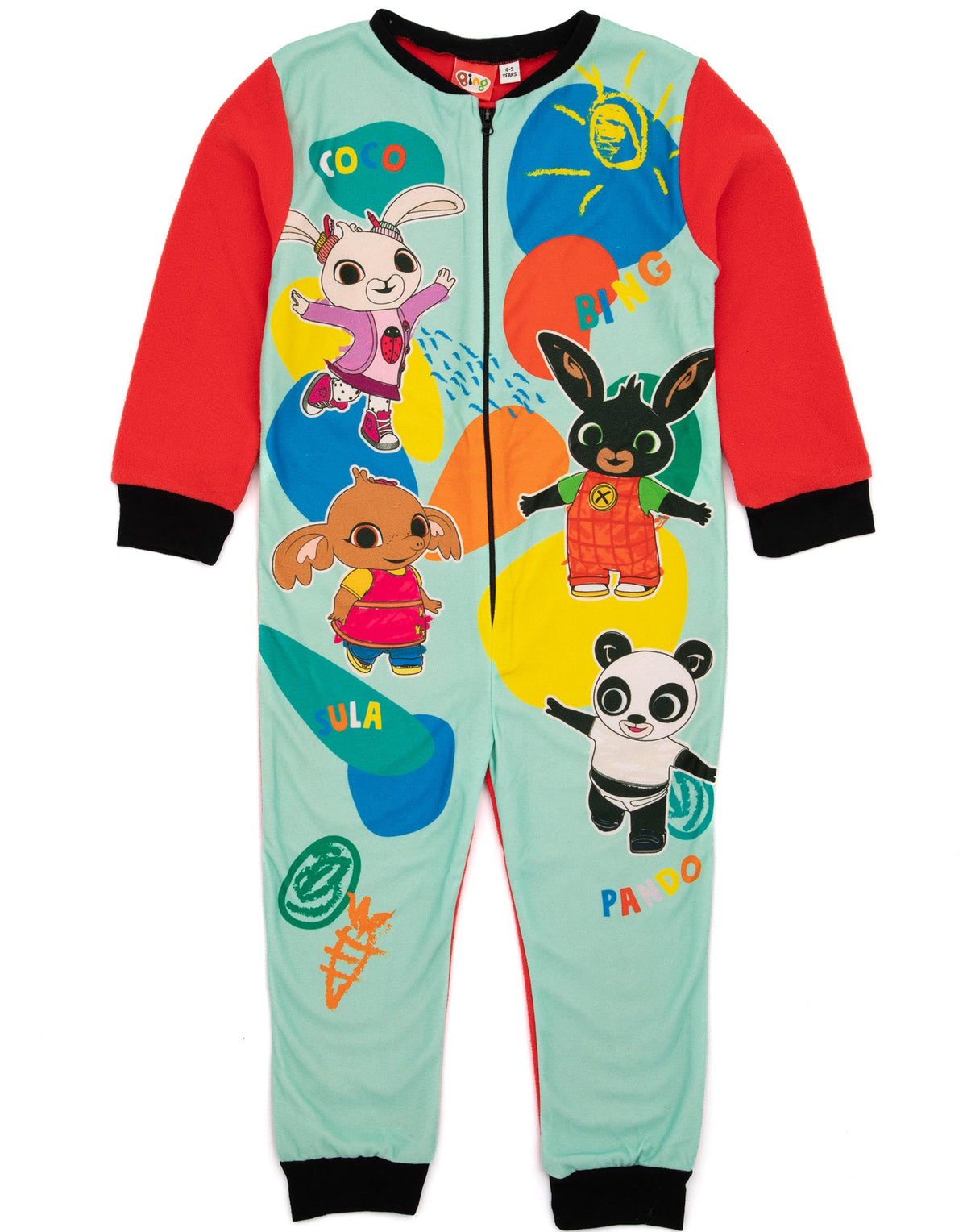 Bing Bunny Kids Doodle Sleepsuit Onesie — Vanilla Underground