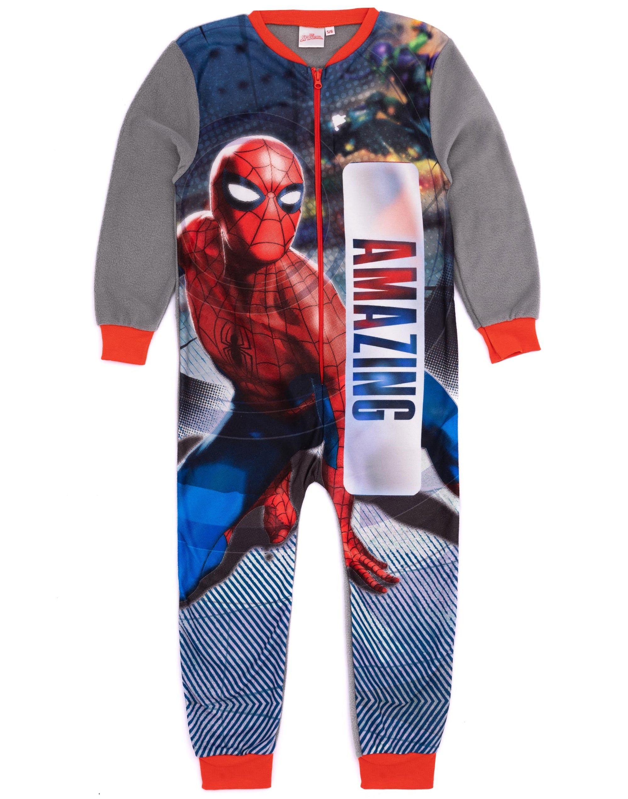 Spider-Man Boys Sleepsuit Onesie — Vanilla Underground