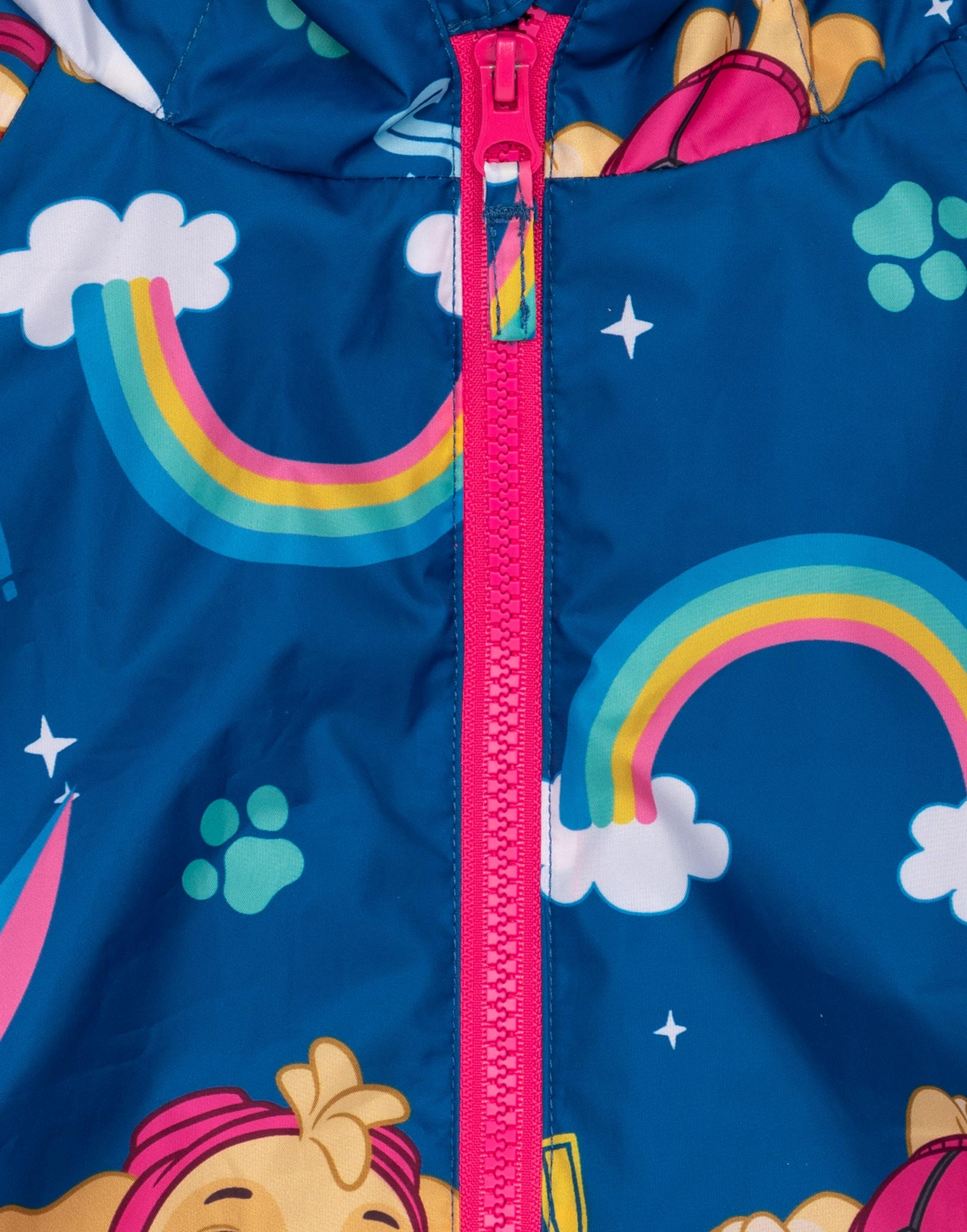 PAW Patrol Girls Navy Skye All In One Rain Coat Puddle Suit — Vanilla ...
