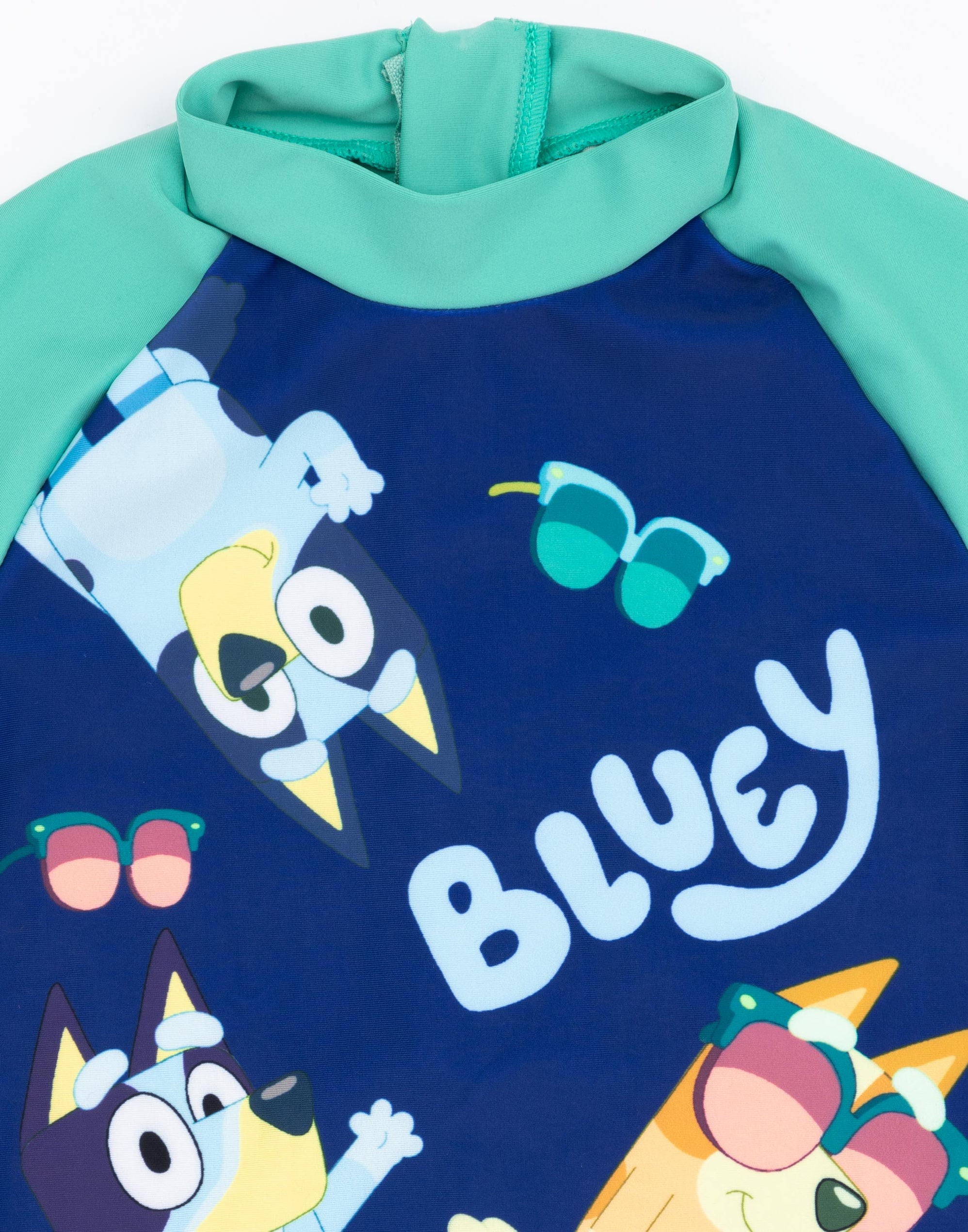 Bluey Boys Navy And Green Surf Swim Suit — Vanilla Underground