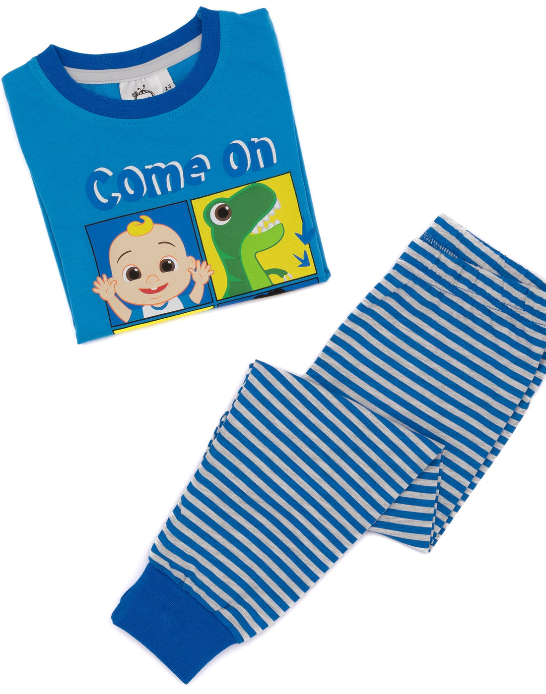 Cocomelon Blue Boys Long Sleeve Pyjama Set — Vanilla Underground
