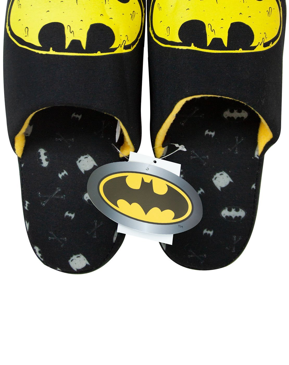 DC Comics Batman Logo Men's Slippers — Vanilla Underground