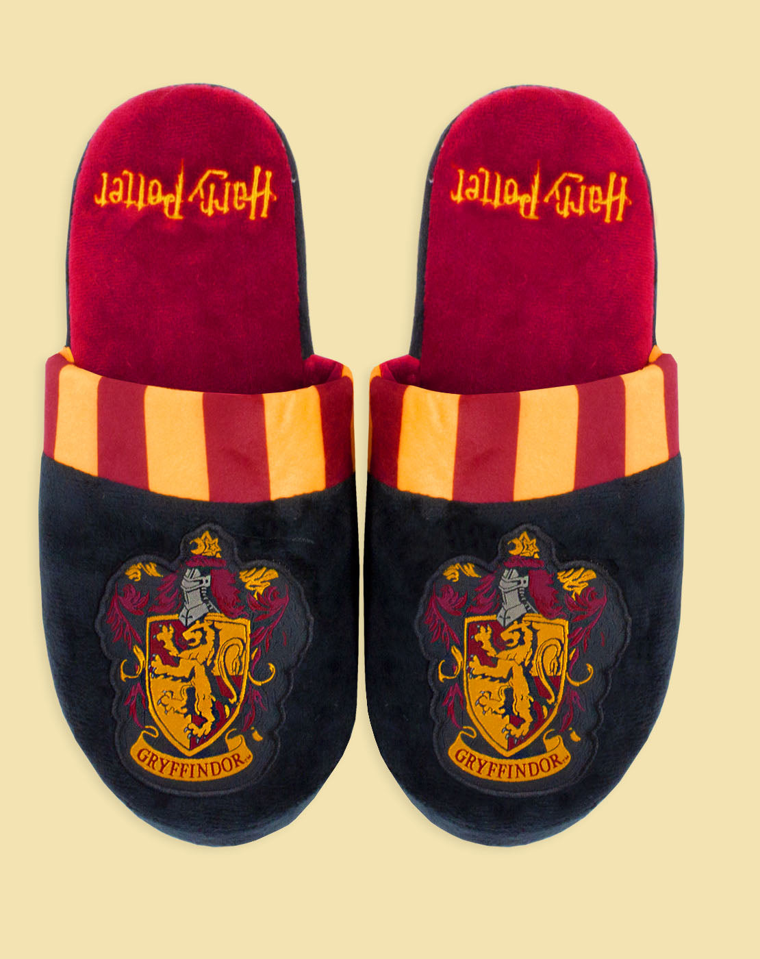 Harry Potter Hogwarts House Gryffindor Women's Slippers — Vanilla ...