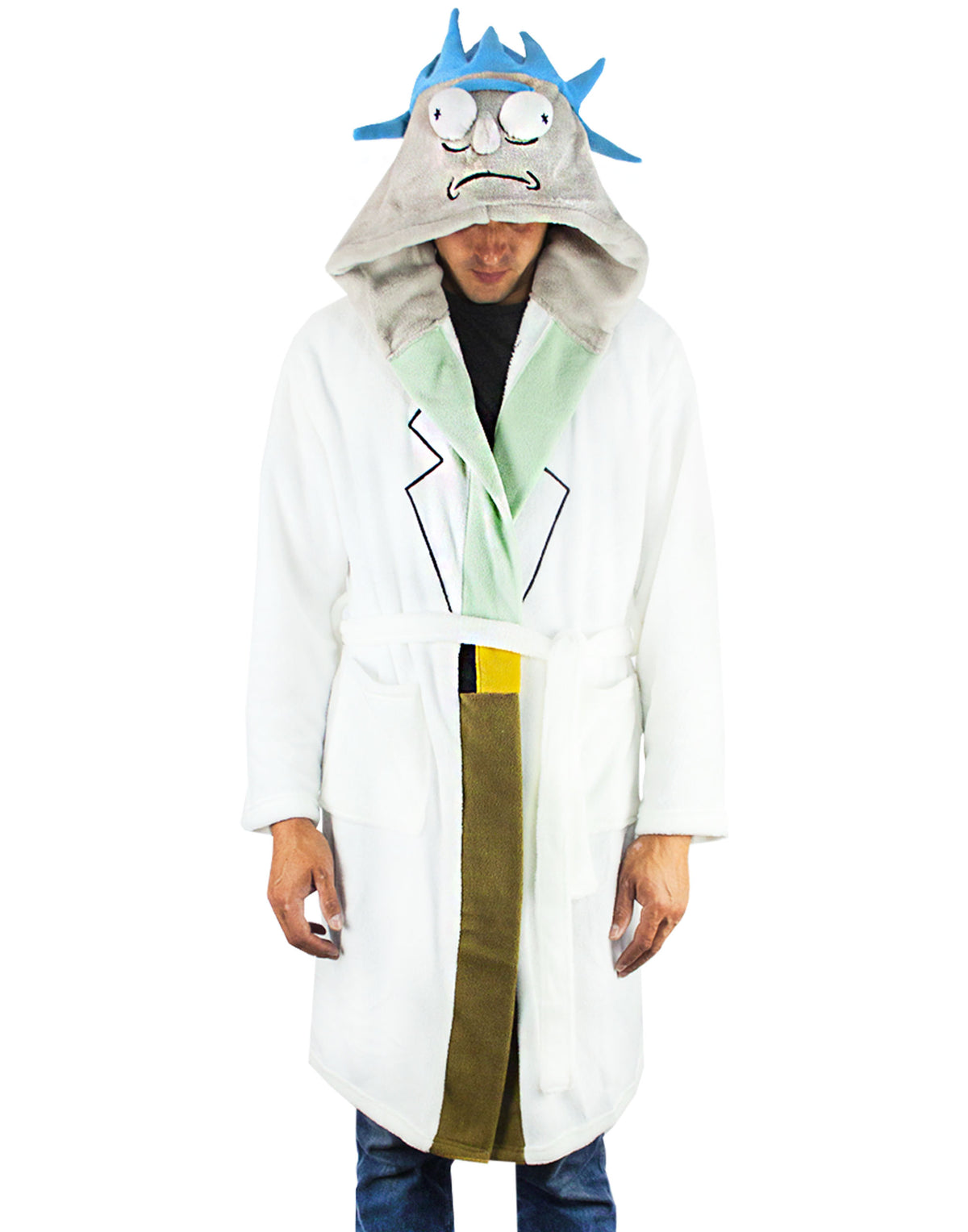 Rick and Morty Rick Sanchez Scientist Dressing Gown Men's/Women's Bath ...