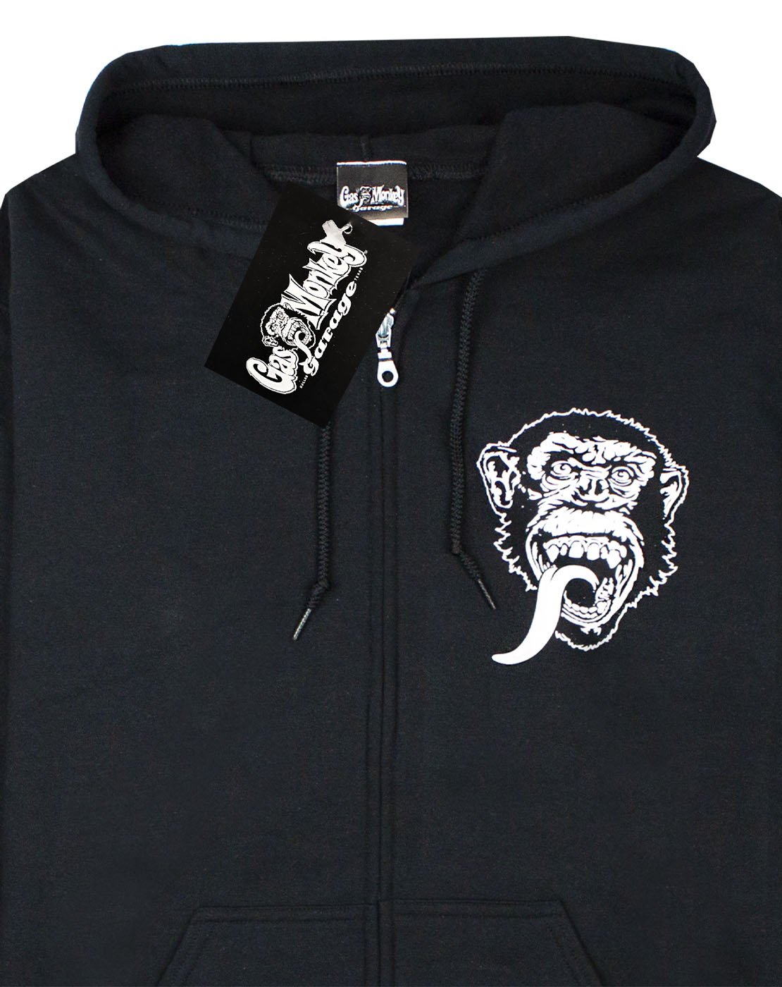 Gas Monkey Garage Official Black Zip Up Hoodie — Vanilla Underground