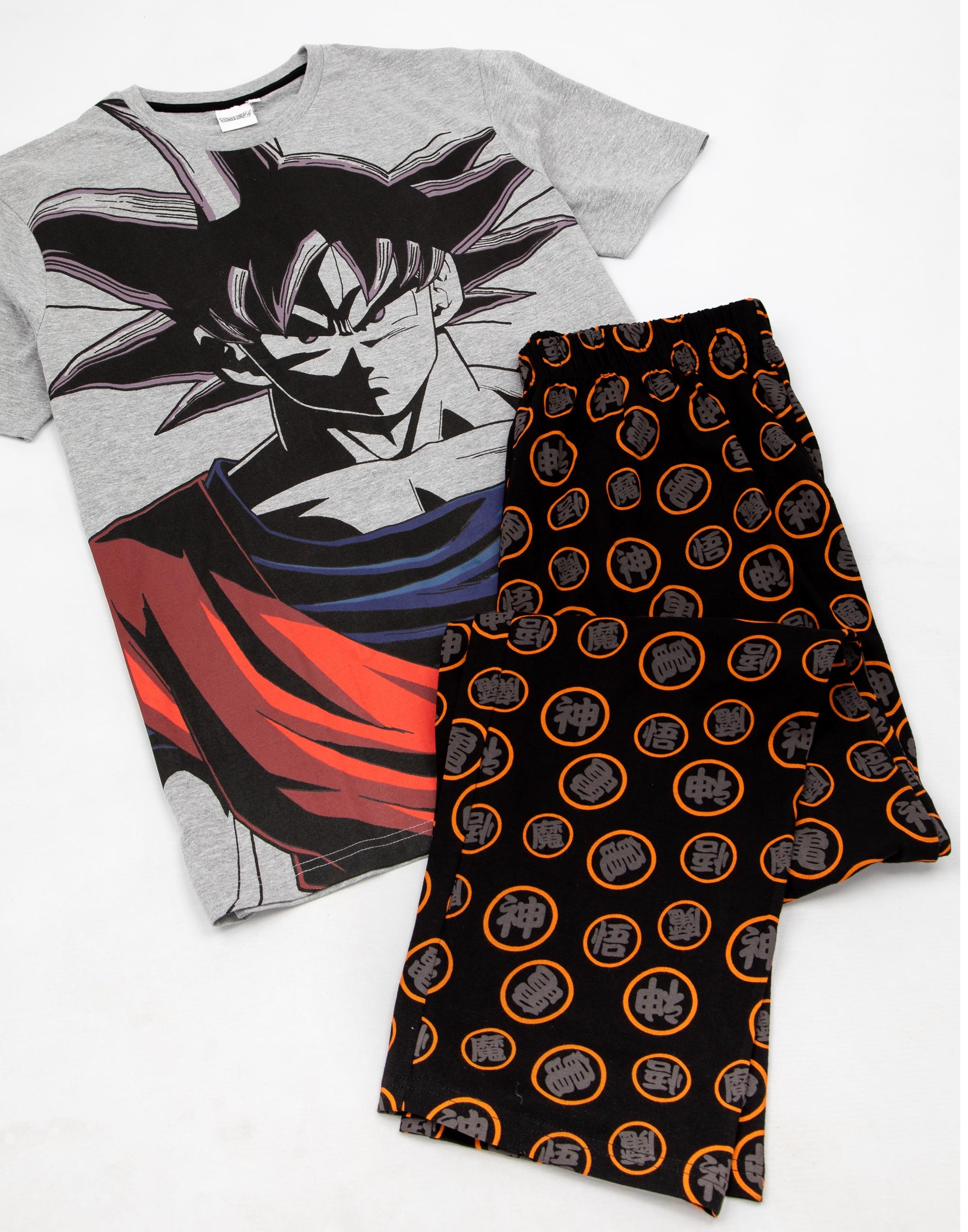 Dragonball Z Goku Character Men's Pyjamas - Short OR Long Leg Options ...