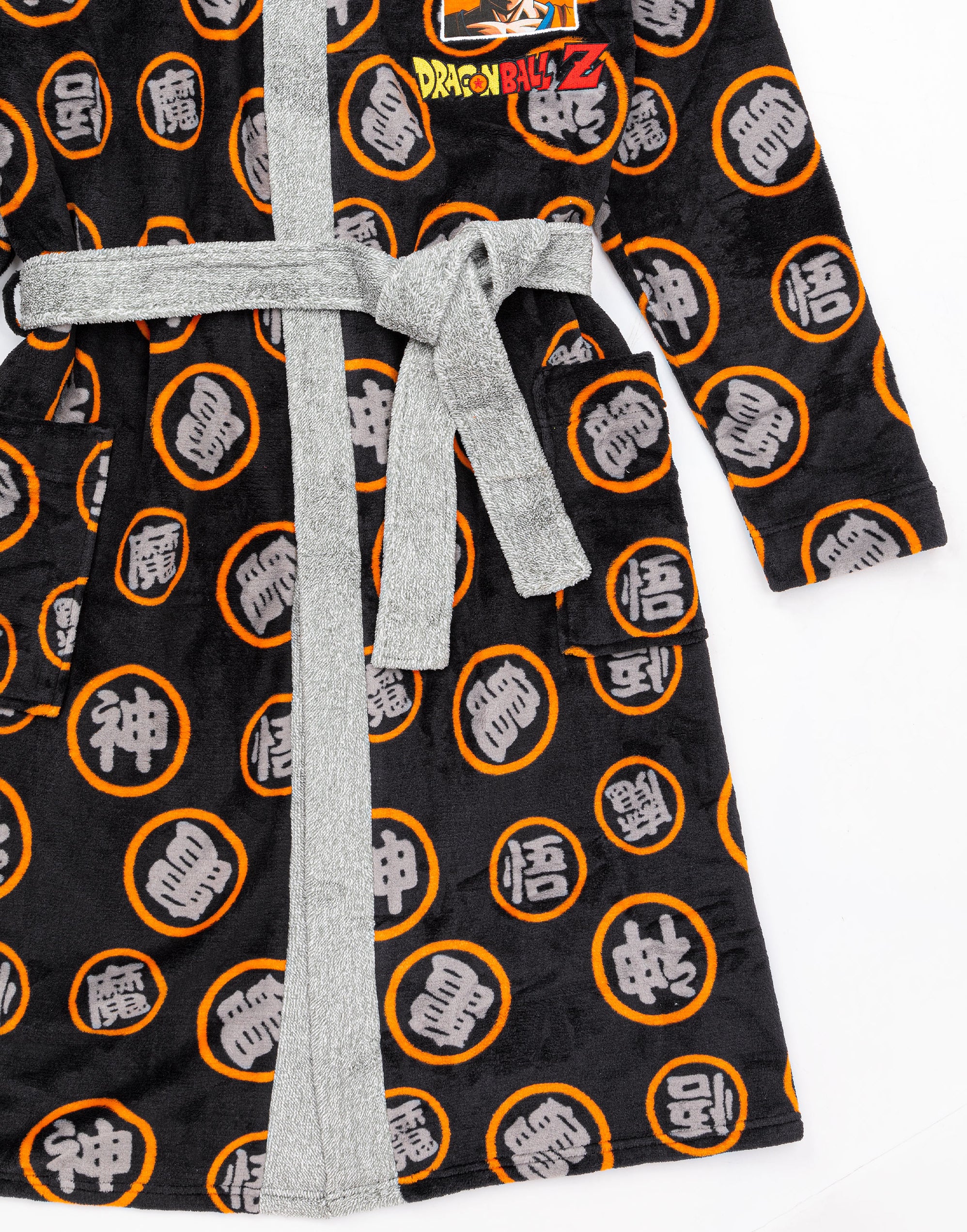 Dragon Ball Z Dressing Gown For Mens Anime Series Bathrobe — Vanilla ...