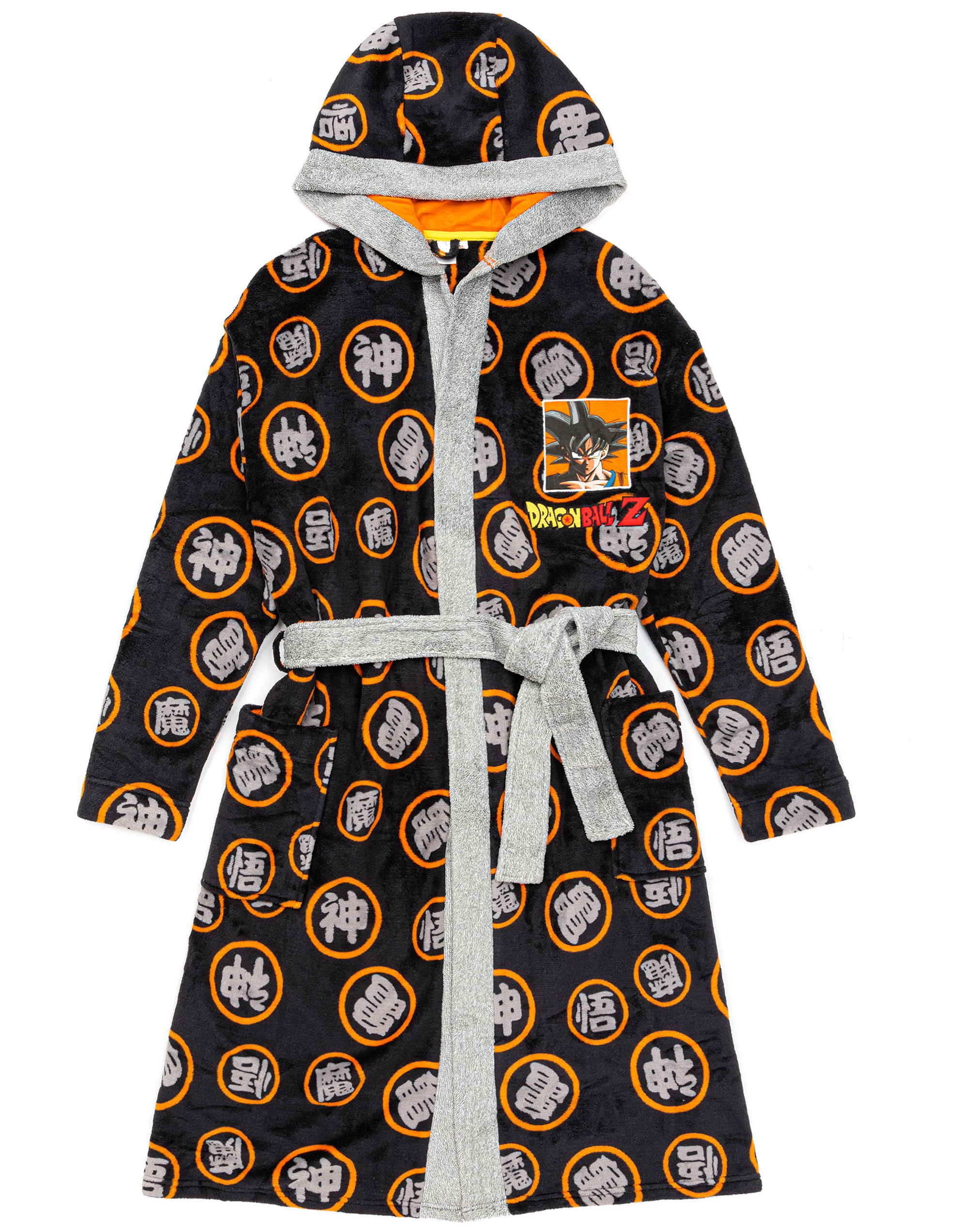 Dragon Ball Z Dressing Gown For Mens Anime Series Bathrobe — Vanilla ...