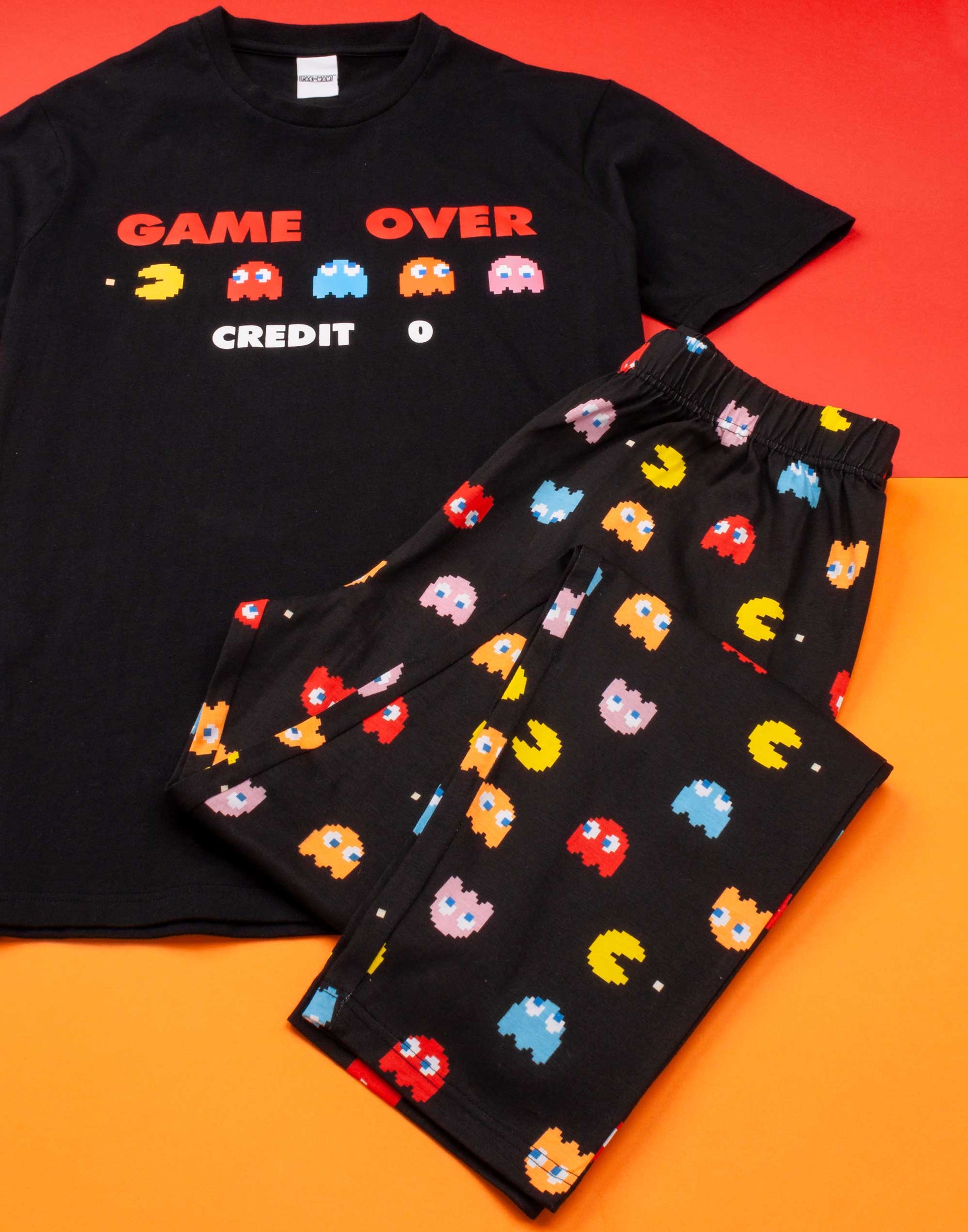 Pac-Man Game Over Men's Pyjama Set — Vanilla Underground