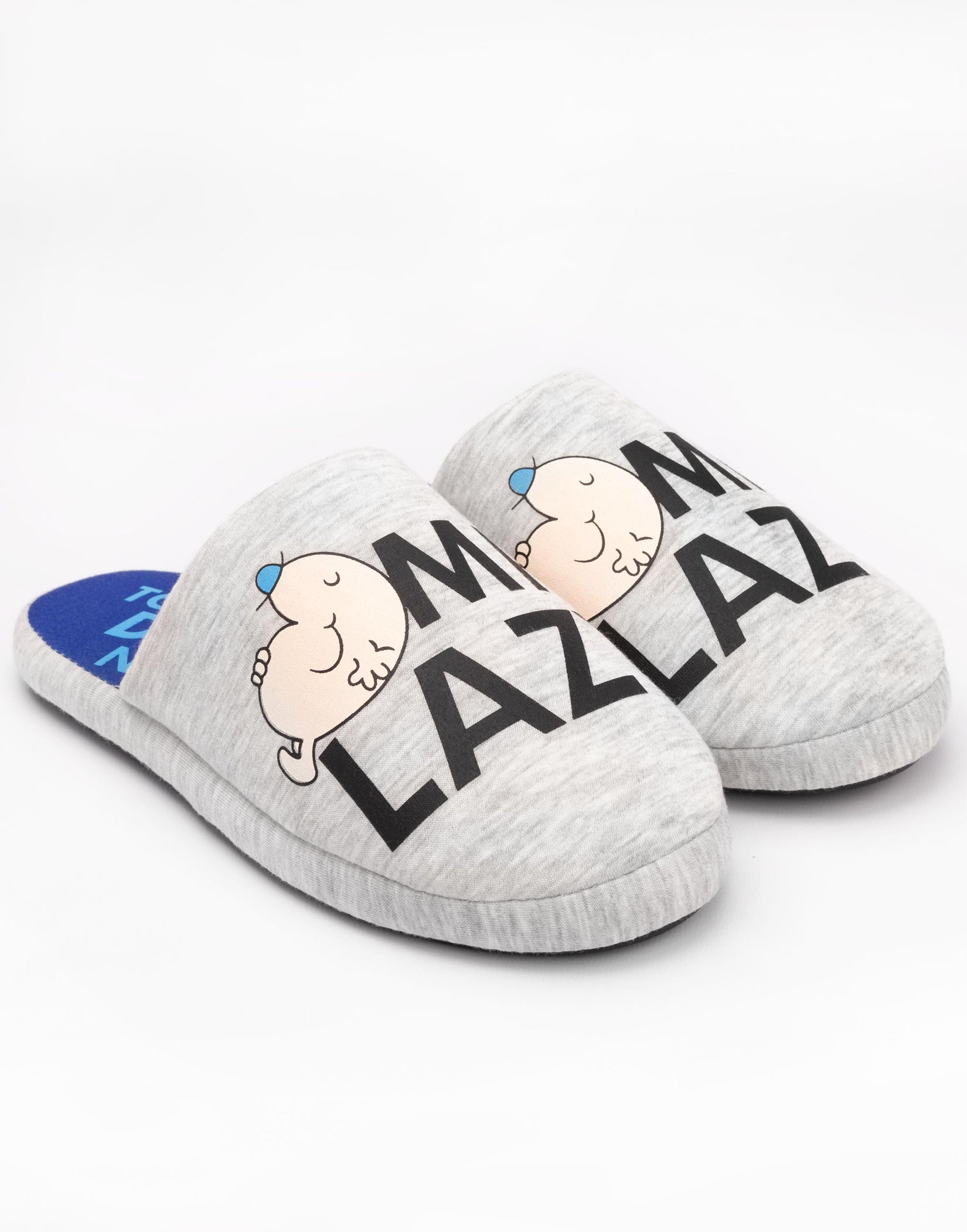 Mr. Men Mr Lazy Slippers For Men — Vanilla Underground