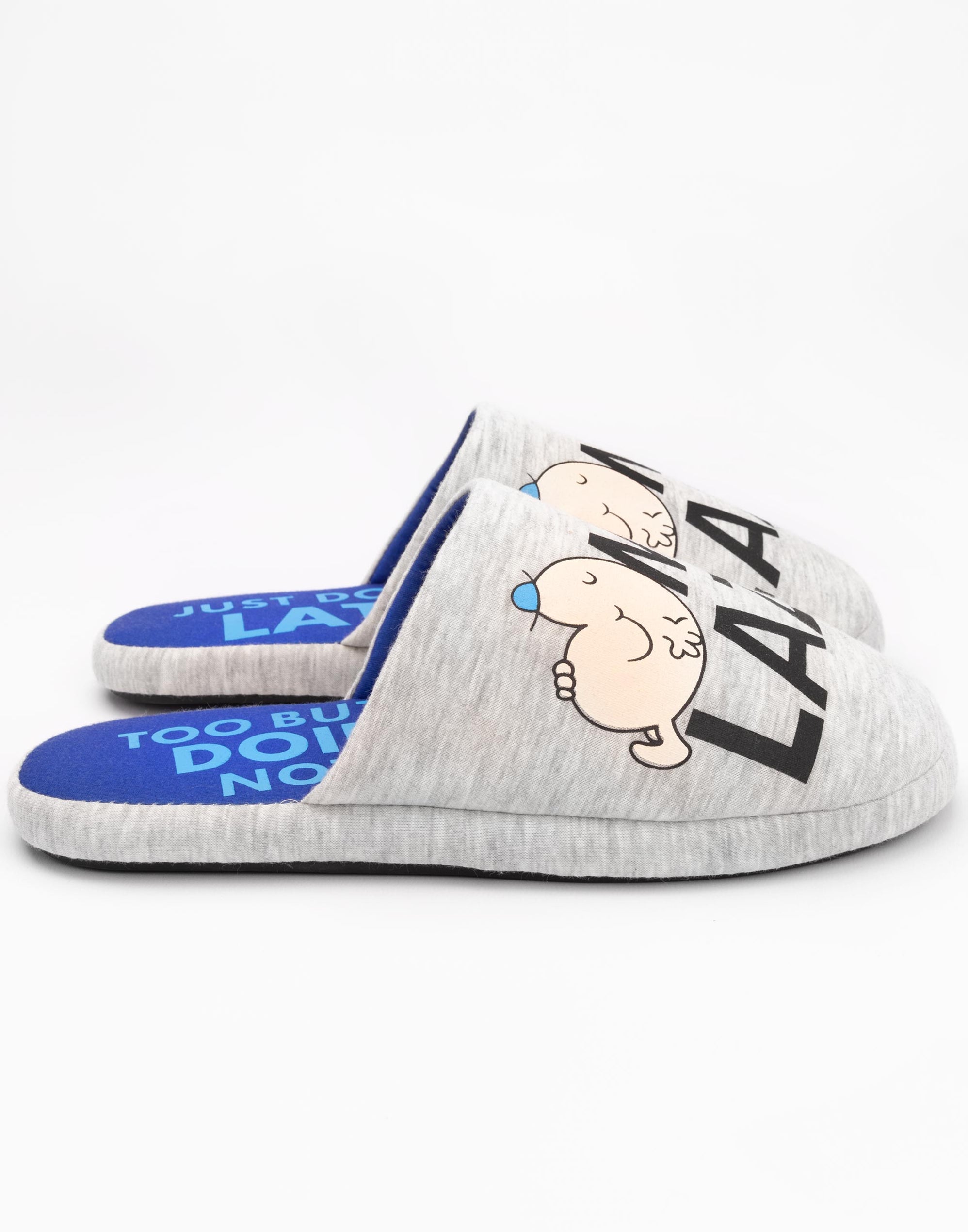 Mr. Men Mr Lazy Slippers For Men — Vanilla Underground