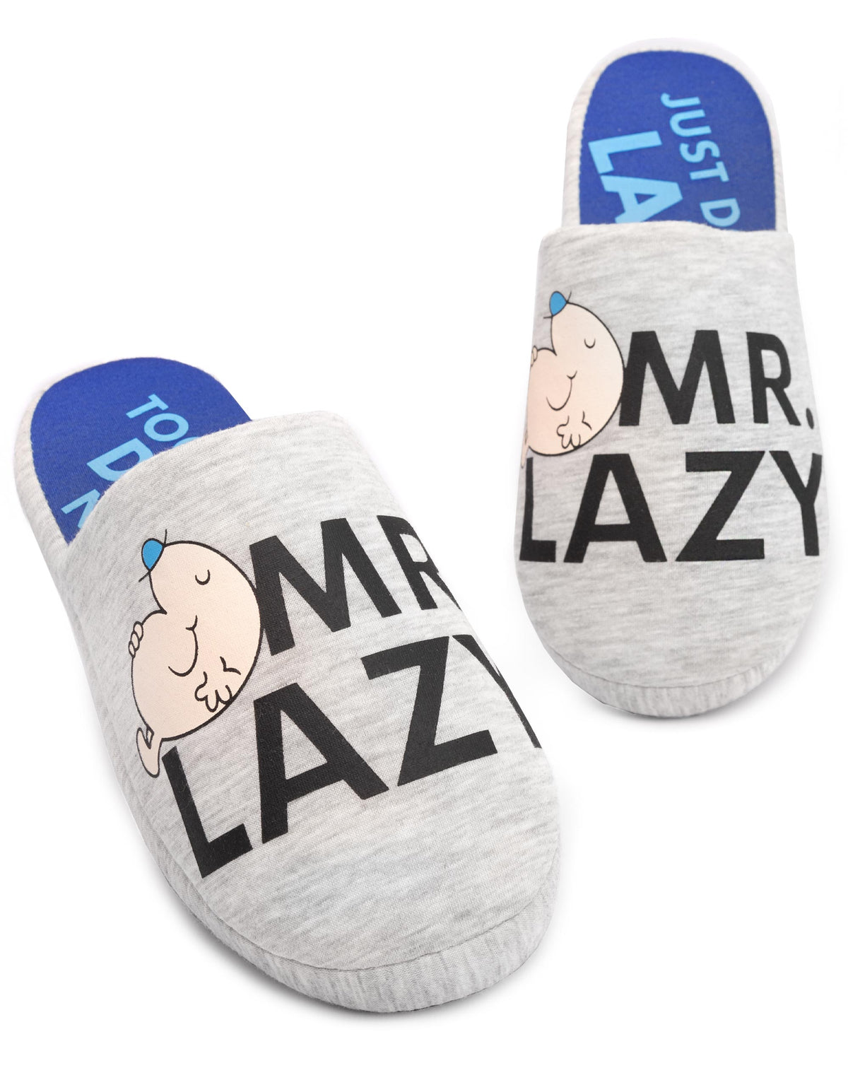 Mr. Men Mr Lazy Slippers For Men — Vanilla Underground