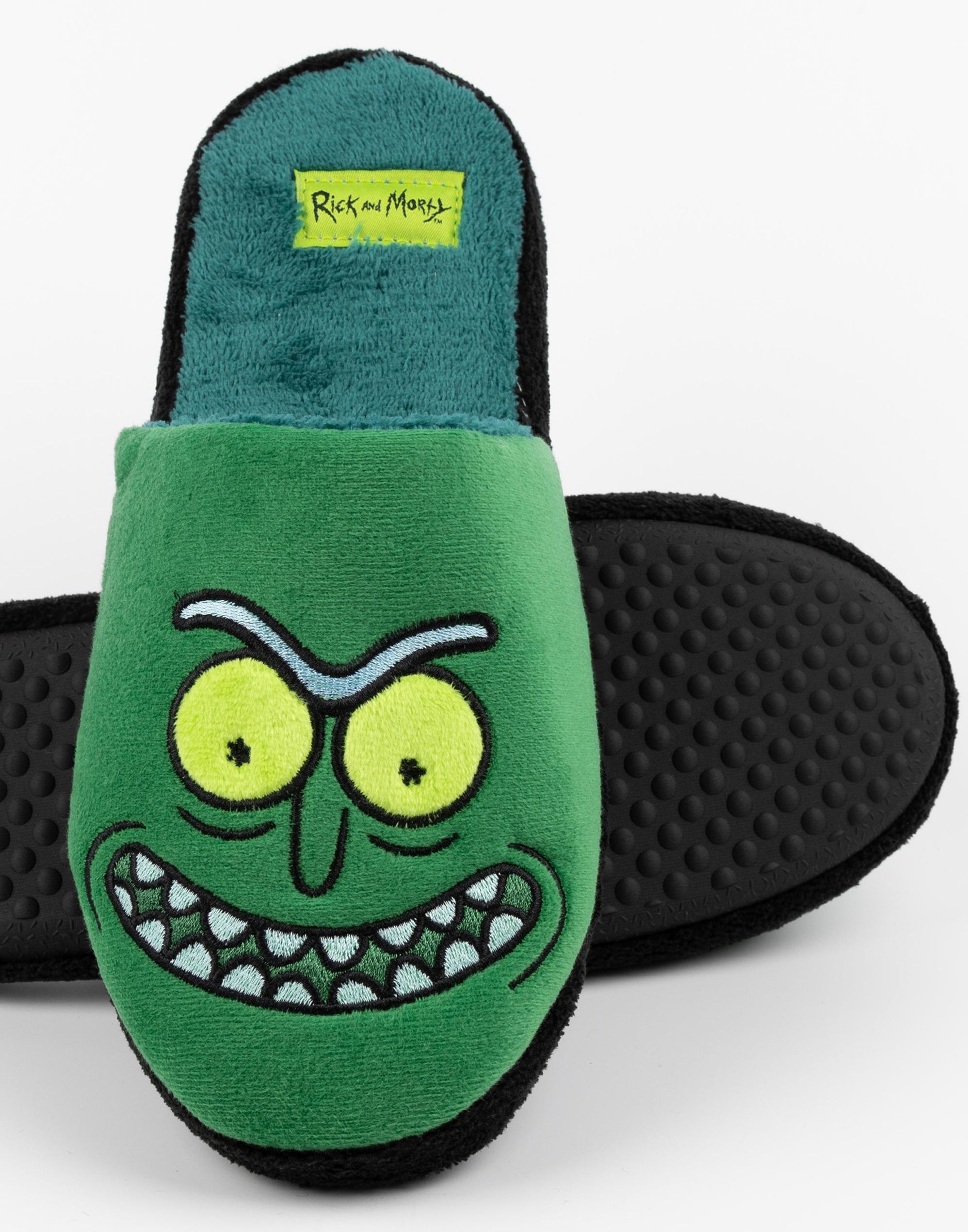 Rick And Morty Pickle Rick Mens Slippers — Vanilla Underground