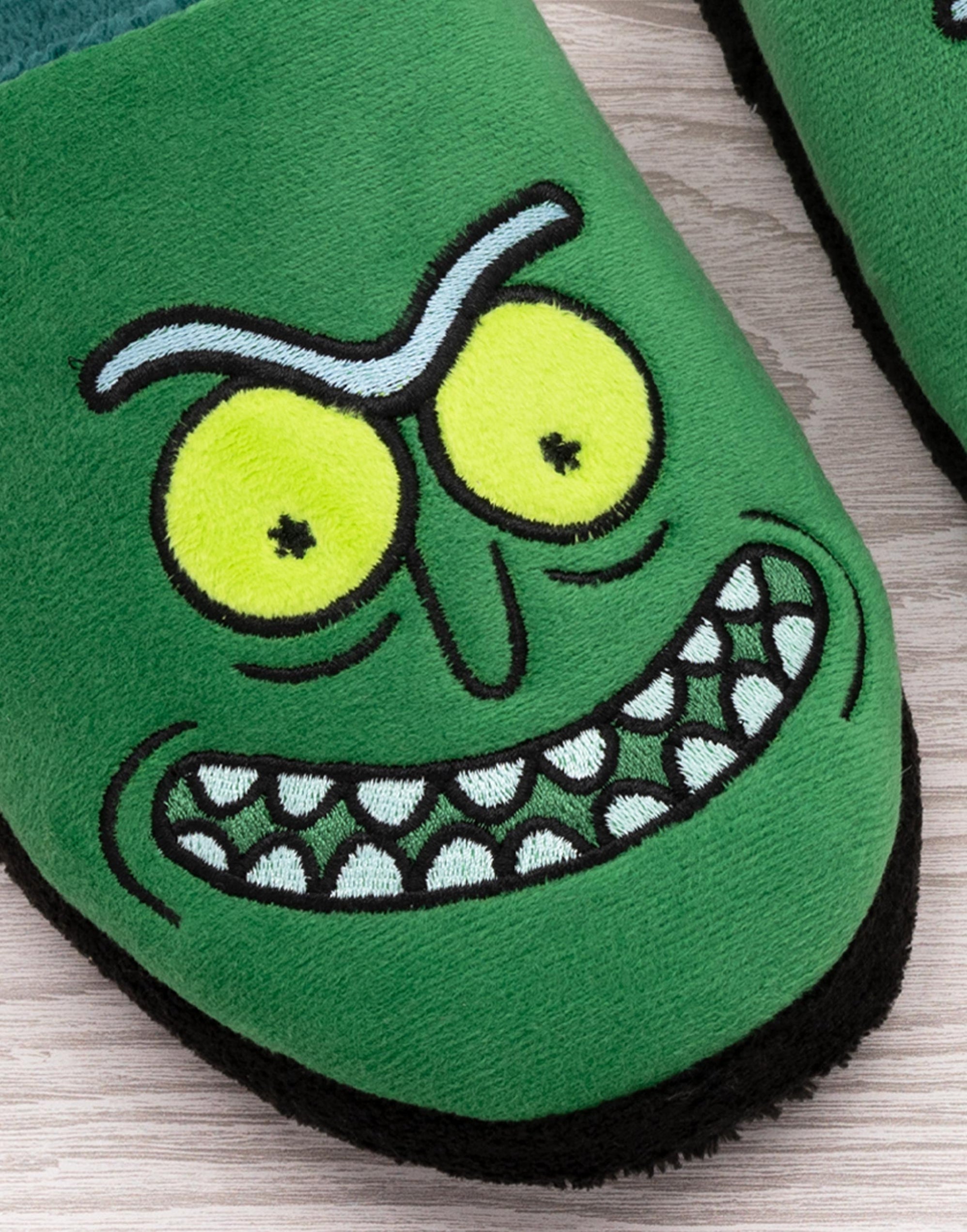 Rick And Morty Pickle Rick Mens Slippers — Vanilla Underground