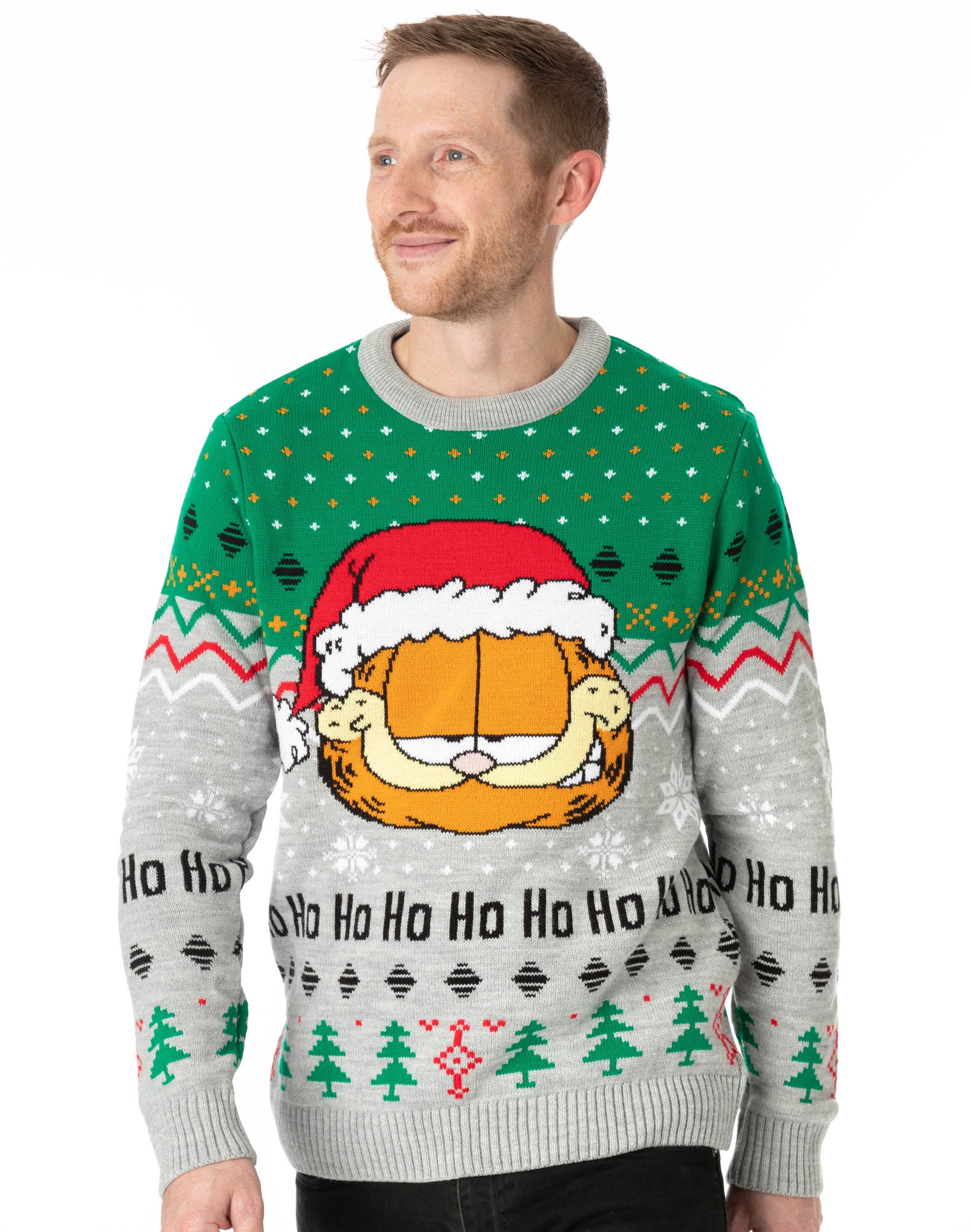 Garfield Adults Knitted Christmas Jumper — Vanilla Underground