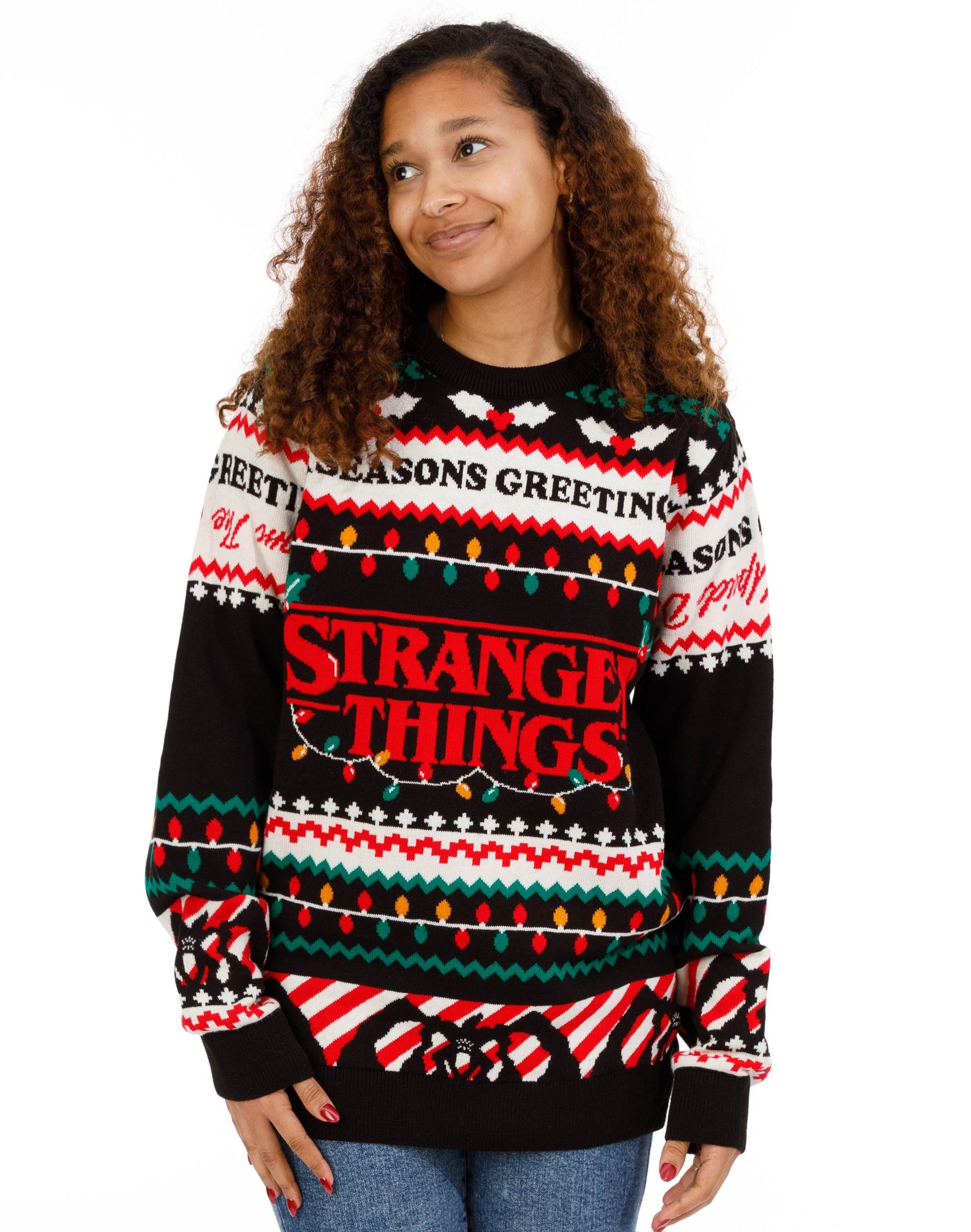 Stranger Things Unisex Adults Christmas Jumper — Vanilla Underground