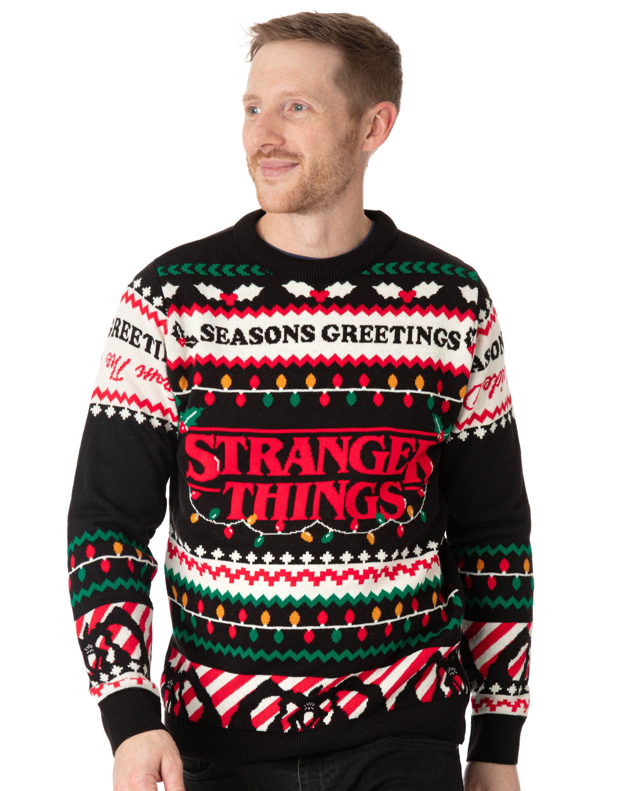 Stranger Things Unisex Adults Christmas Jumper — Vanilla Underground