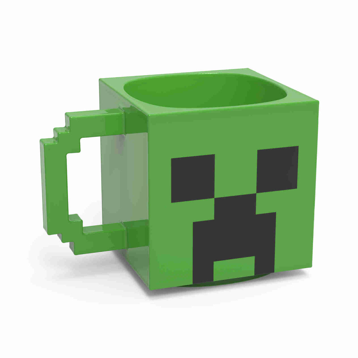 Minecraft Creeper Face Sculpted Green Mug 100% Ceramic — Vanilla ...