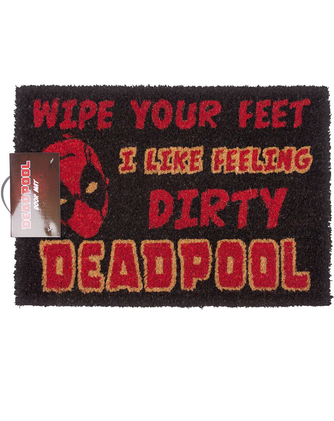 Marvel Deadpool Wipe Your Feet Door Mat — Vanilla Underground